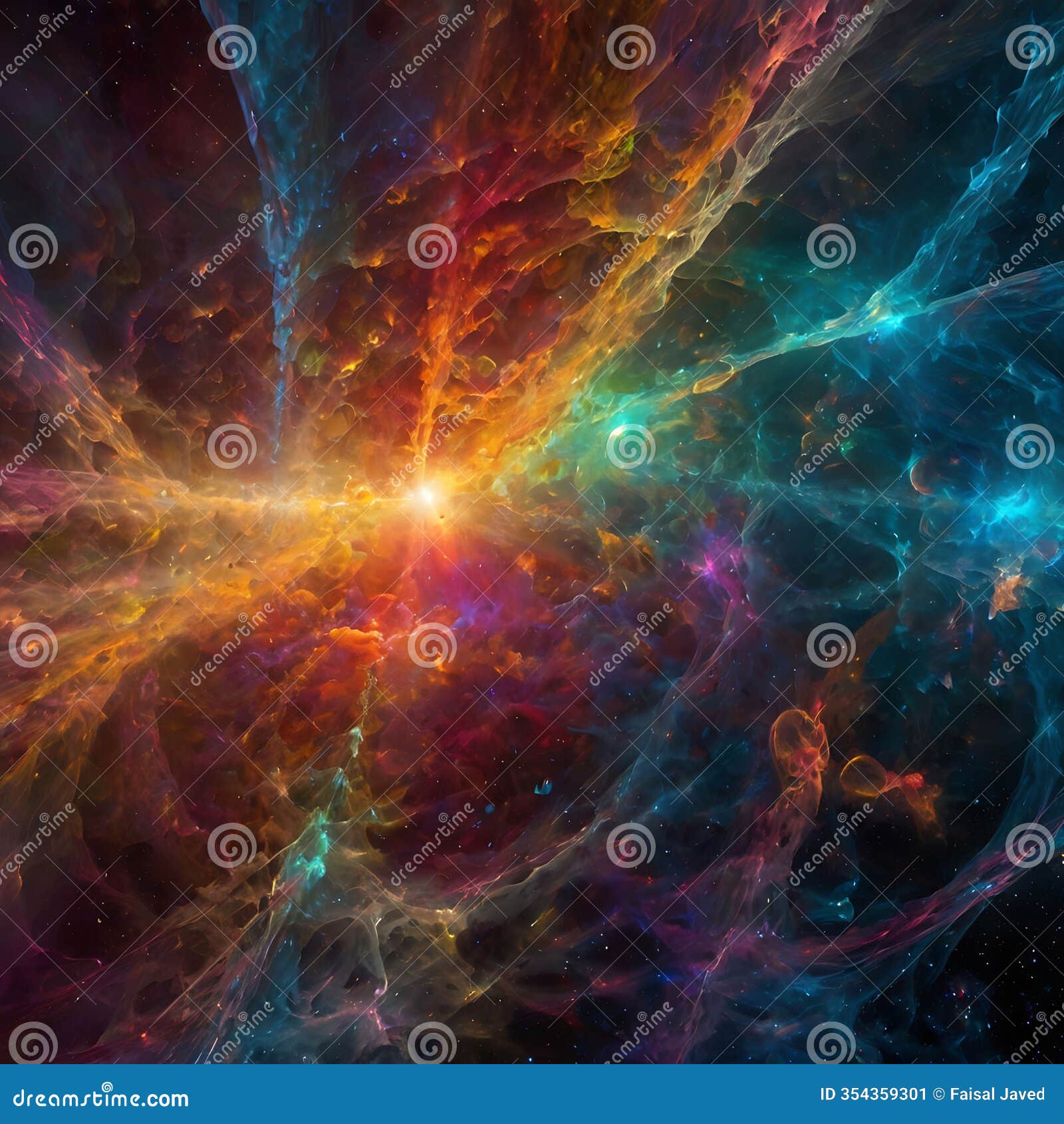 Glowing Multiverse Abstract Background Stock Photo | CartoonDealer.com ...
