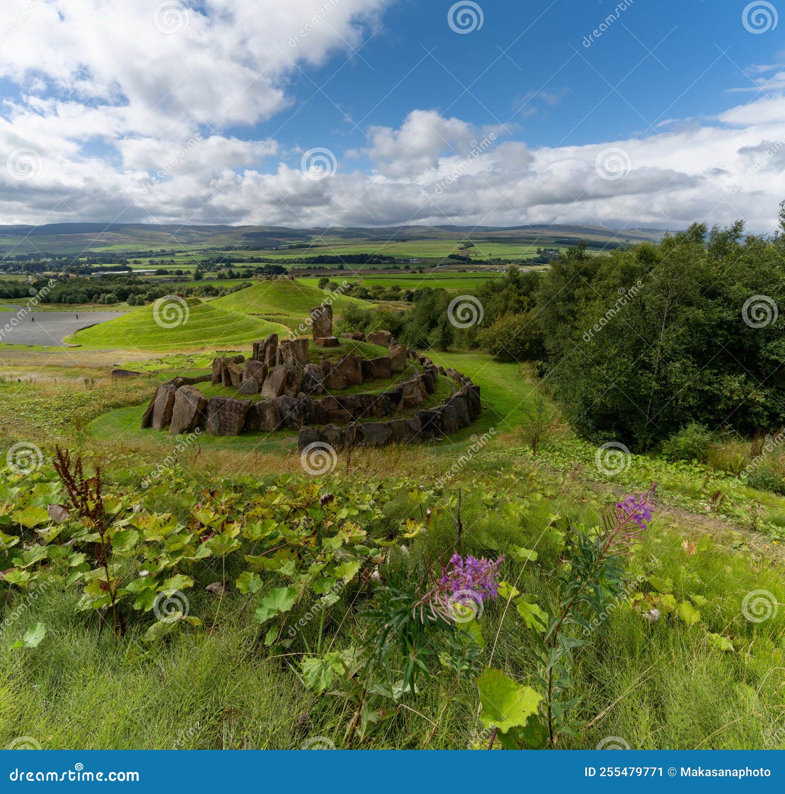 The Multiverse Stone Circle with the Andromeda and Milky Way Hills ...