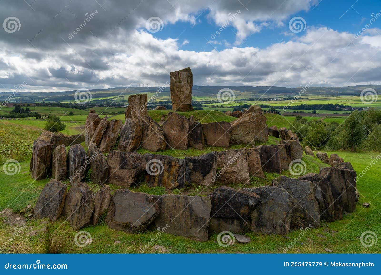 The Multiverse Stone Circle with the Andromeda and Milky Way Hills ...