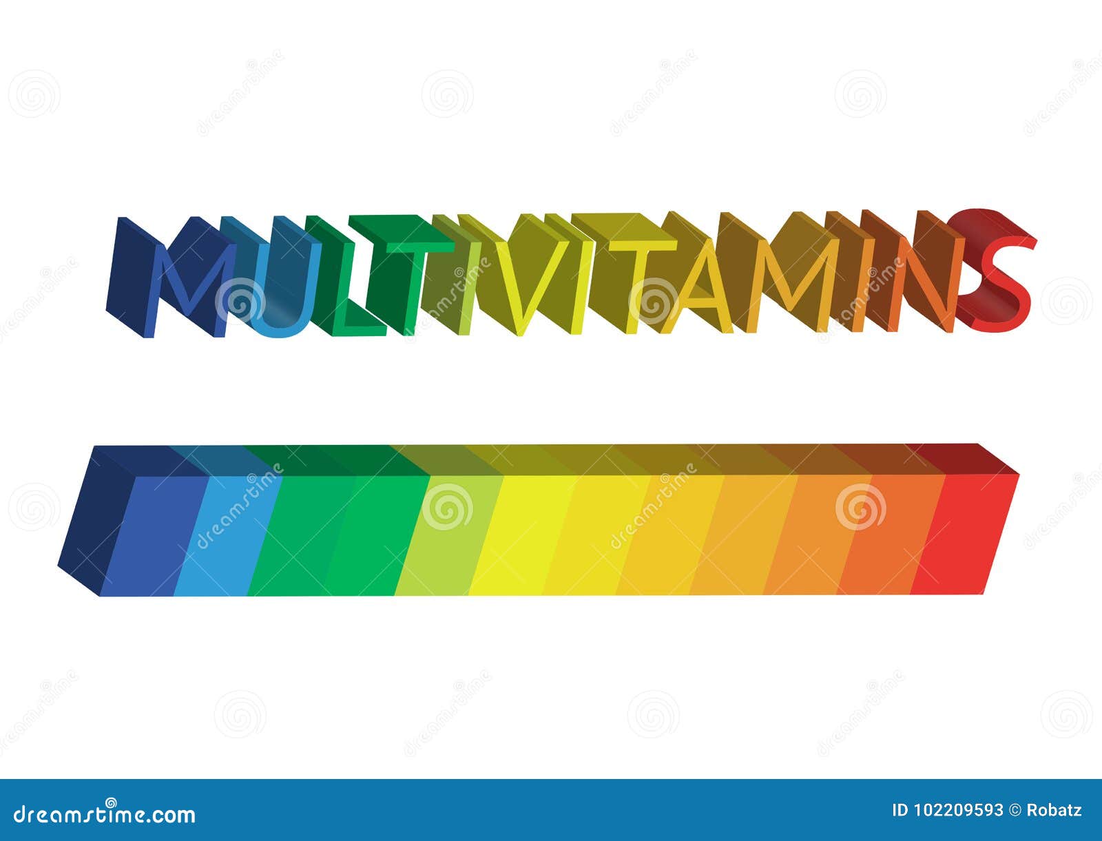 Multivitamin Label Inspiration, Icon Concept Vitamins, Isolated Stock ...