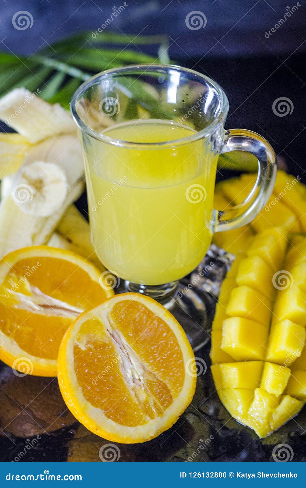 Multivitamin and Multifruit Juice Stock Photo - Image of exotic ...