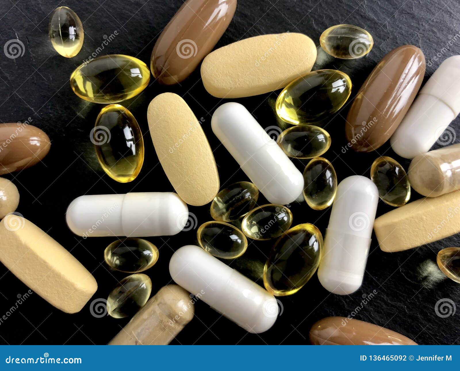 Multivitamins and Supplements Stock Photo - Image of health, pill ...