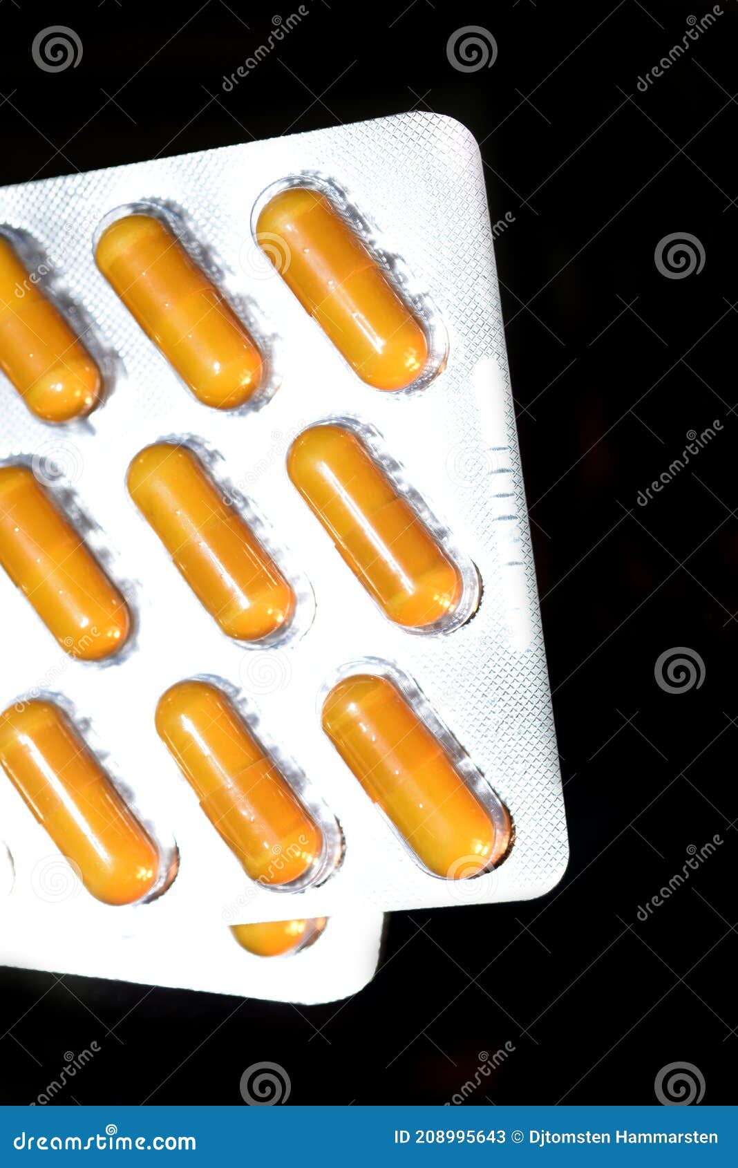 Multivitamins in Capsules in Close-up Stock Image - Image of health ...