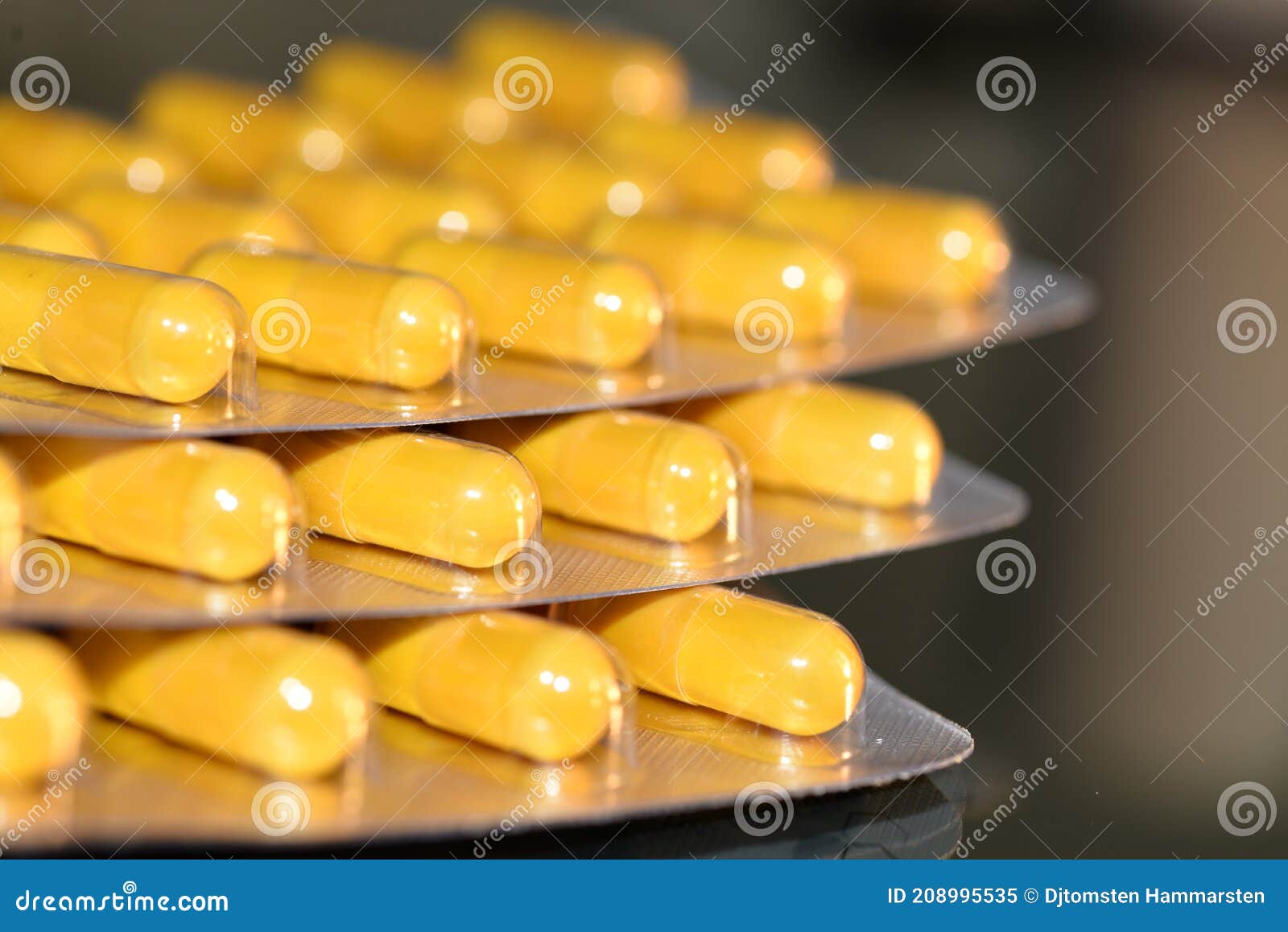 Multivitamins in Capsules in Close-up Stock Image - Image of list ...