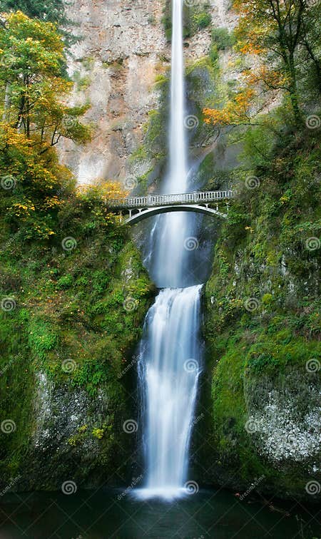 Multnomah Falls stock photo. Image of river, columbia - 5044010