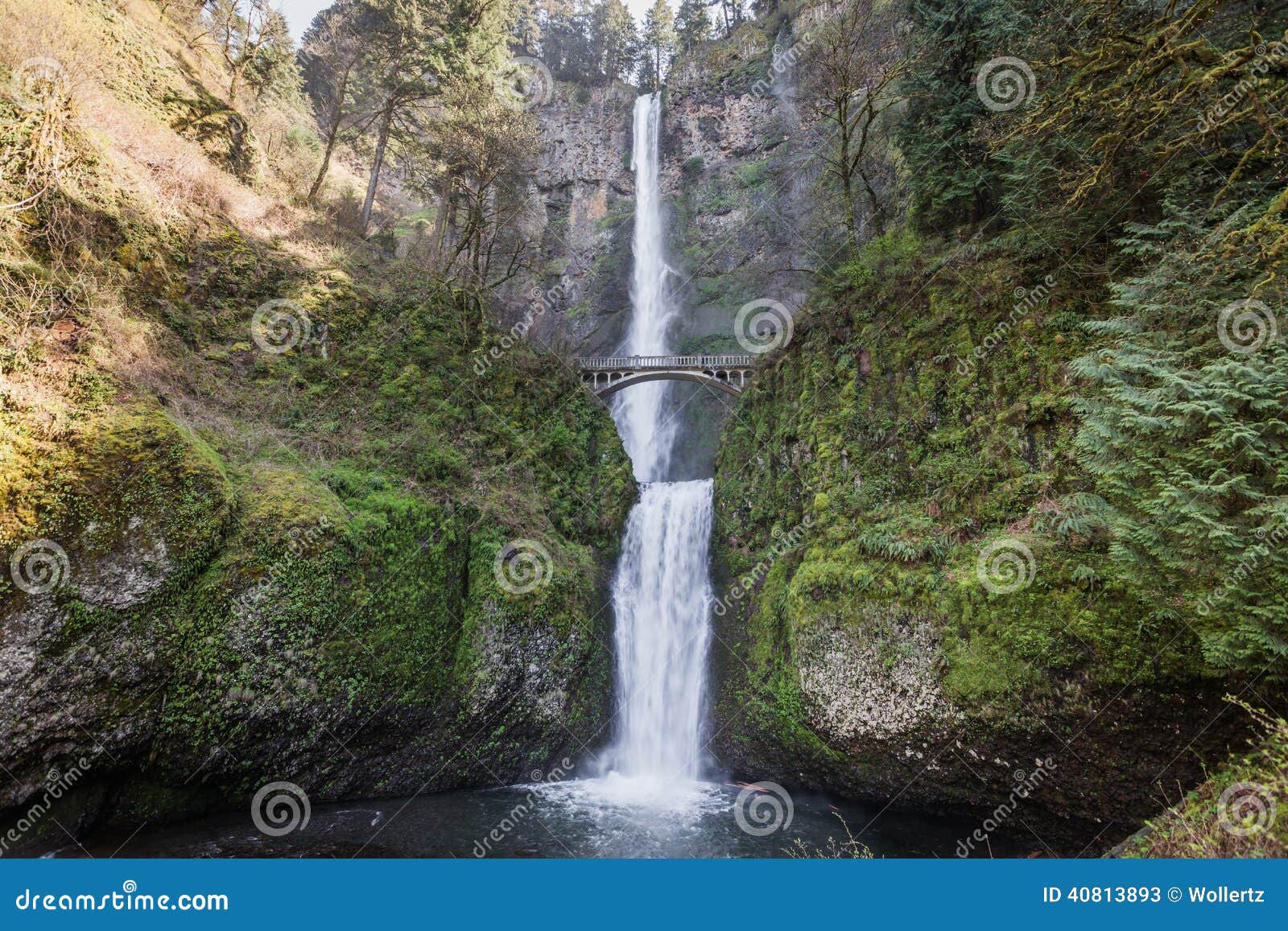 Multnomah Falls, Oregon stock image. Image of america - 40813893