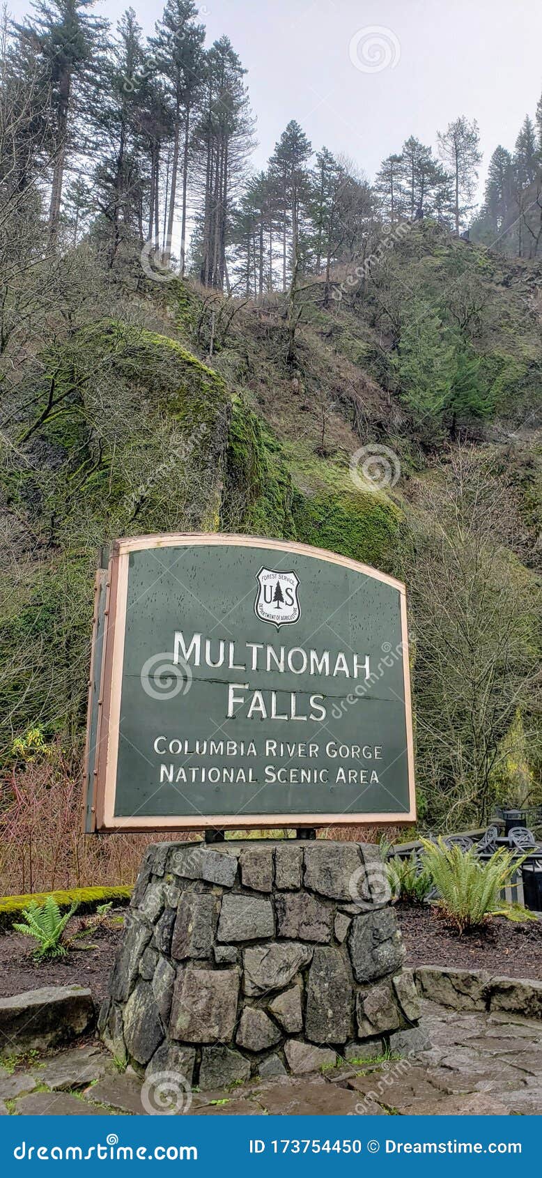 Multnomah Falls Washington editorial image. Image of mountains - 173754450