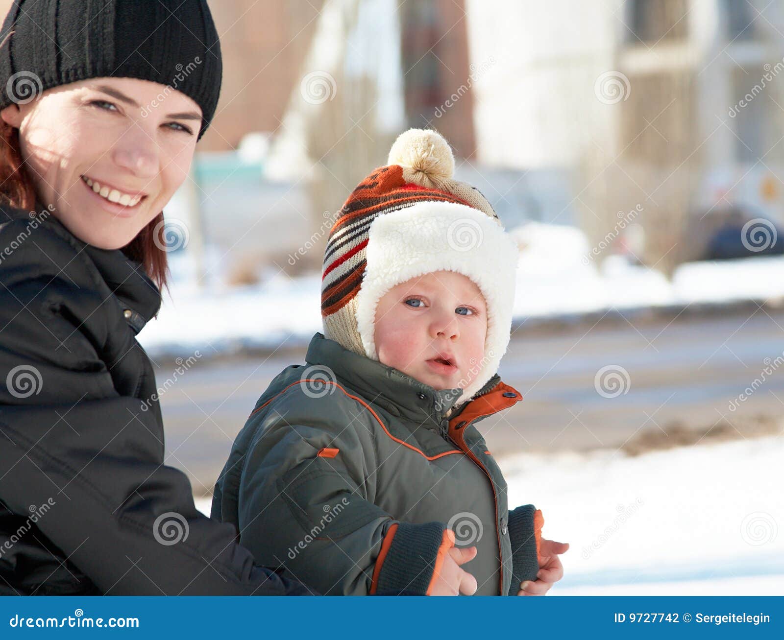 Mum with the child stock photo. Image of motherhood, care - 9727742