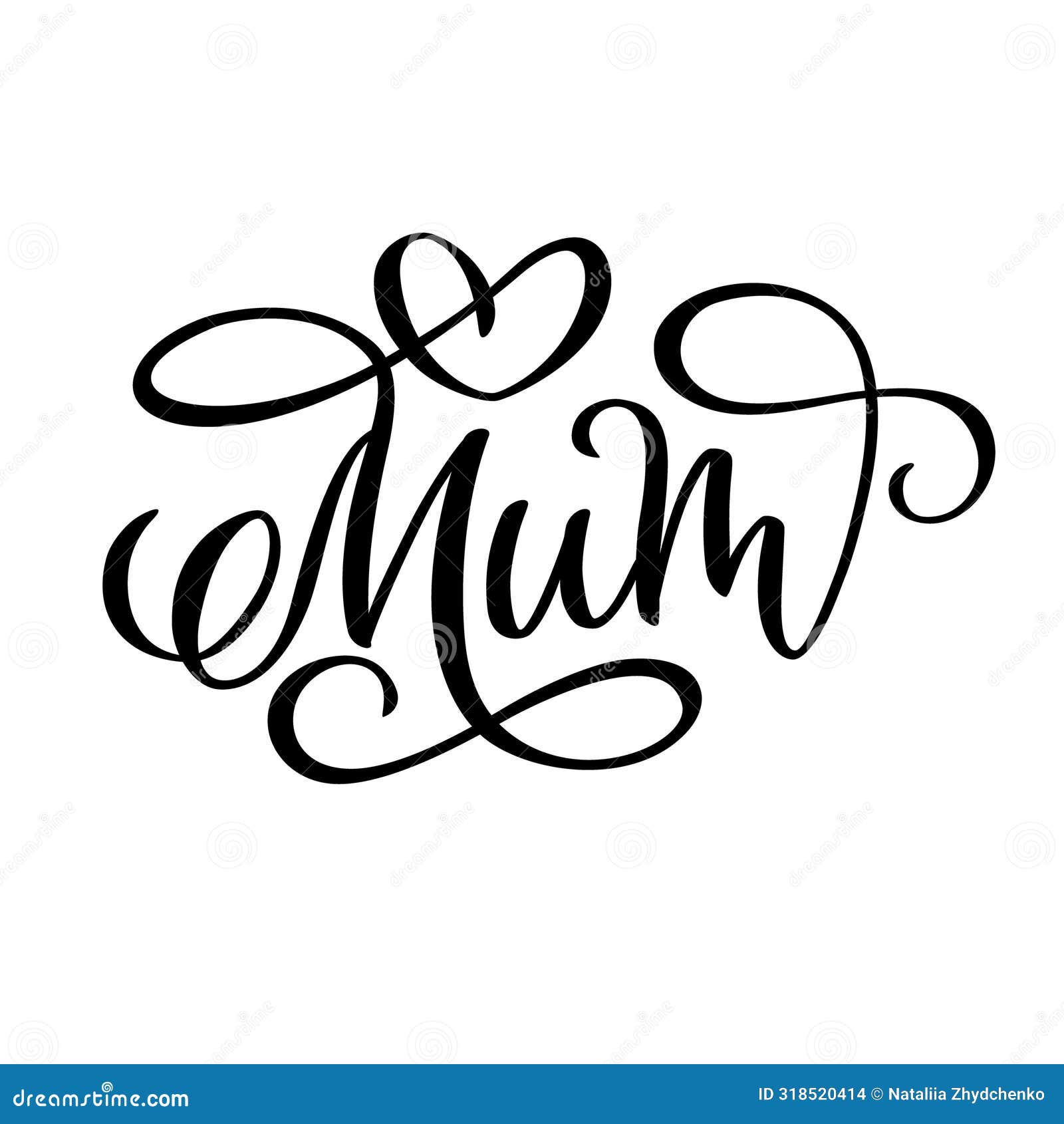 Mum Vector Lettering | CartoonDealer.com #318520414