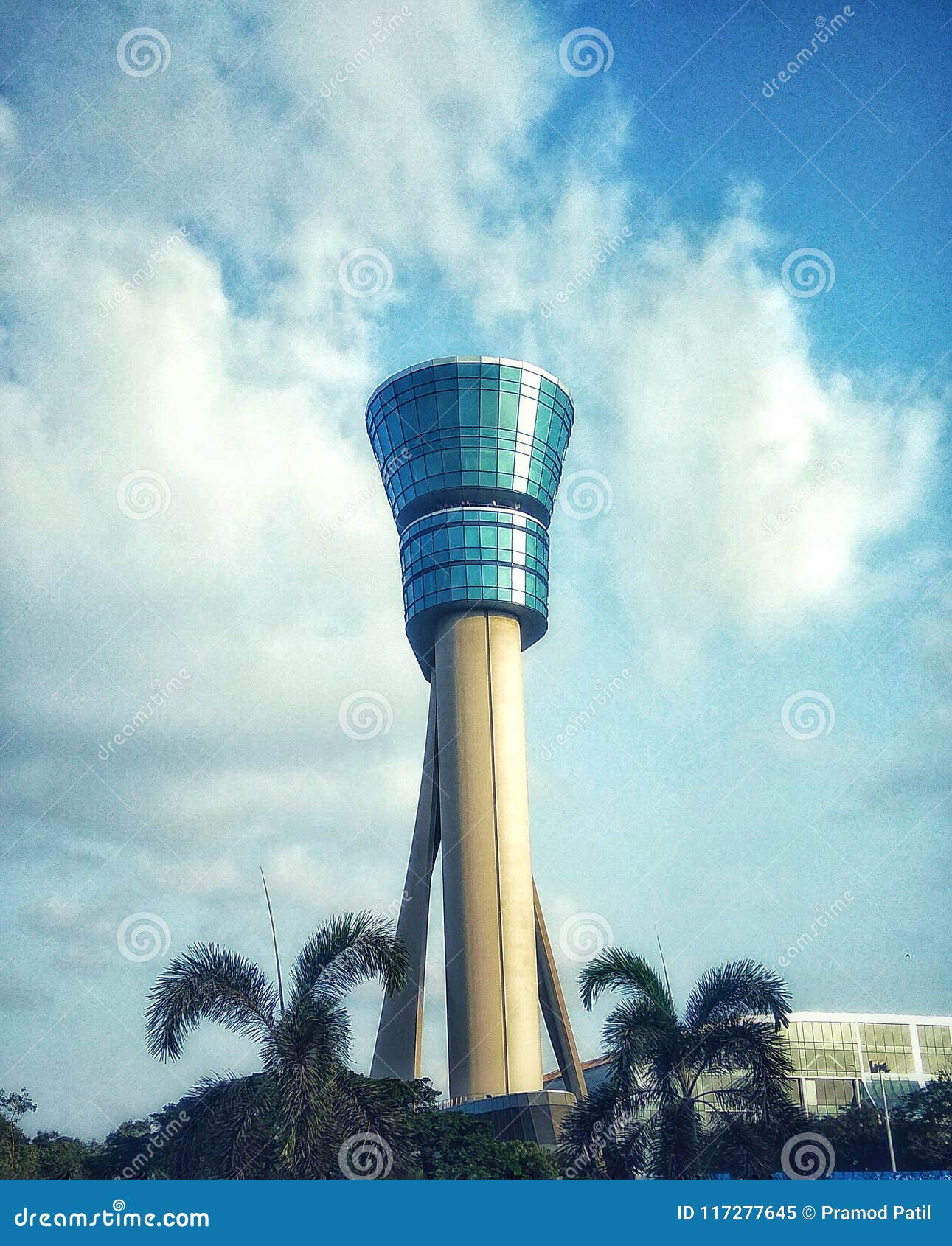 Mumbai Airport Tower stock image. Image of domestic - 117277645