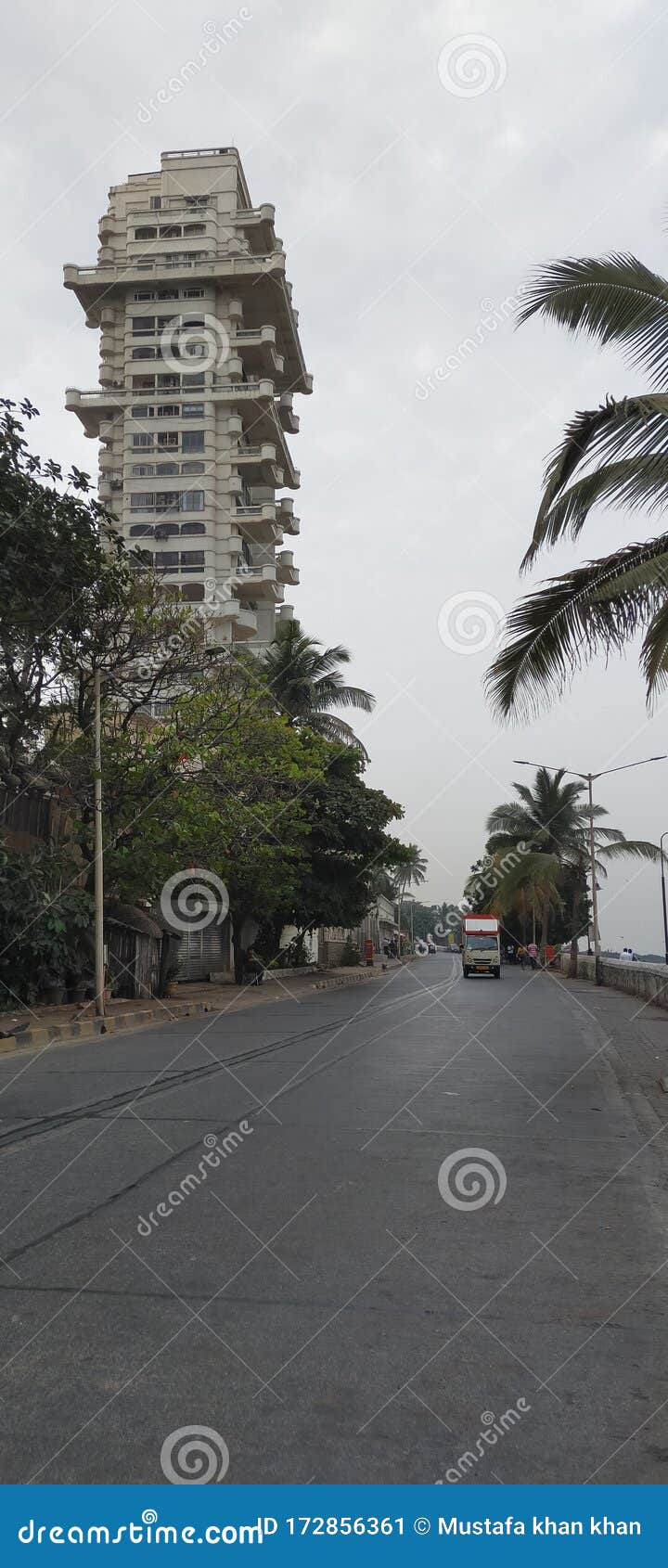 Mumbai Building Bandra Band Stands Stock Image - Image of band, stands ...