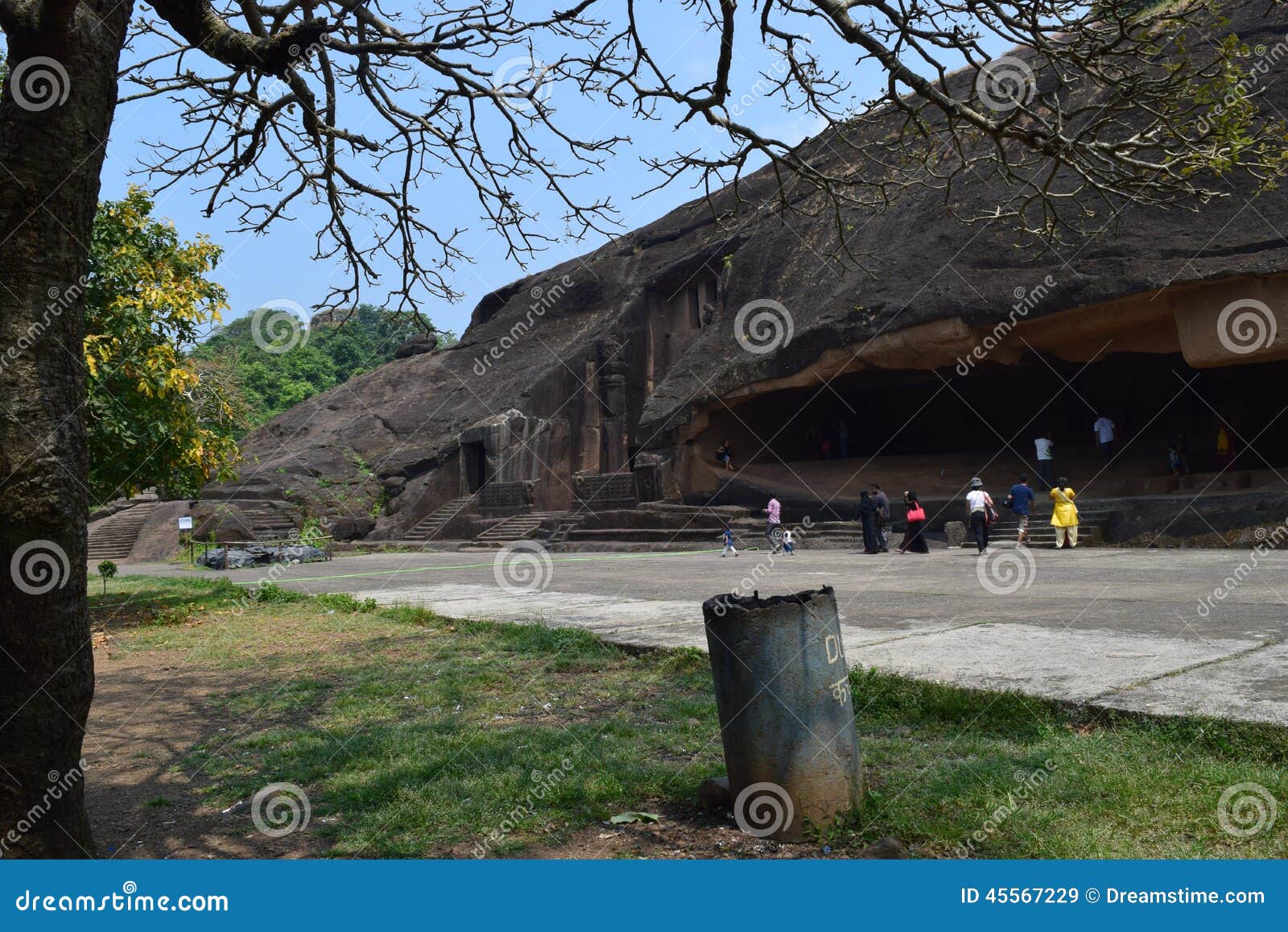 Mumbai caves editorial stock image. Image of tree, nature - 45567229