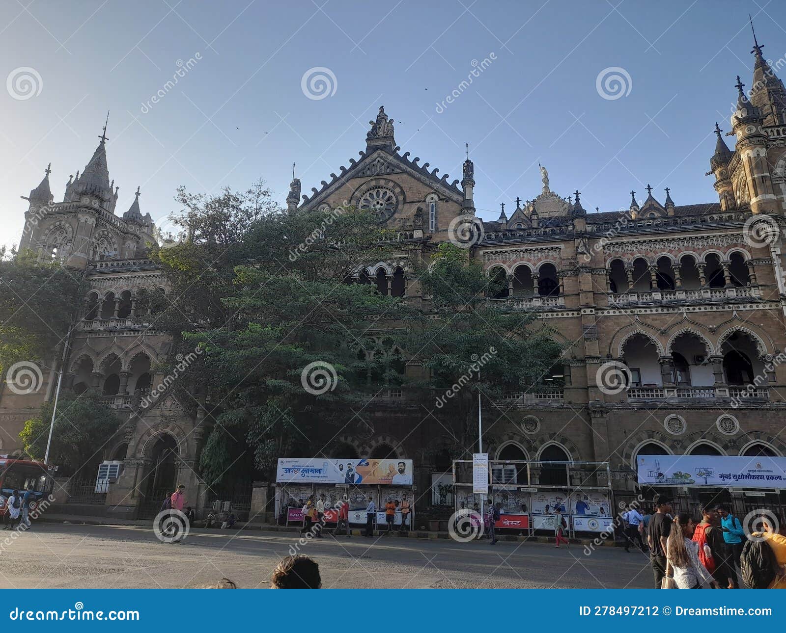 Mumbai Central Historic Place Editorial Photography - Image of central ...