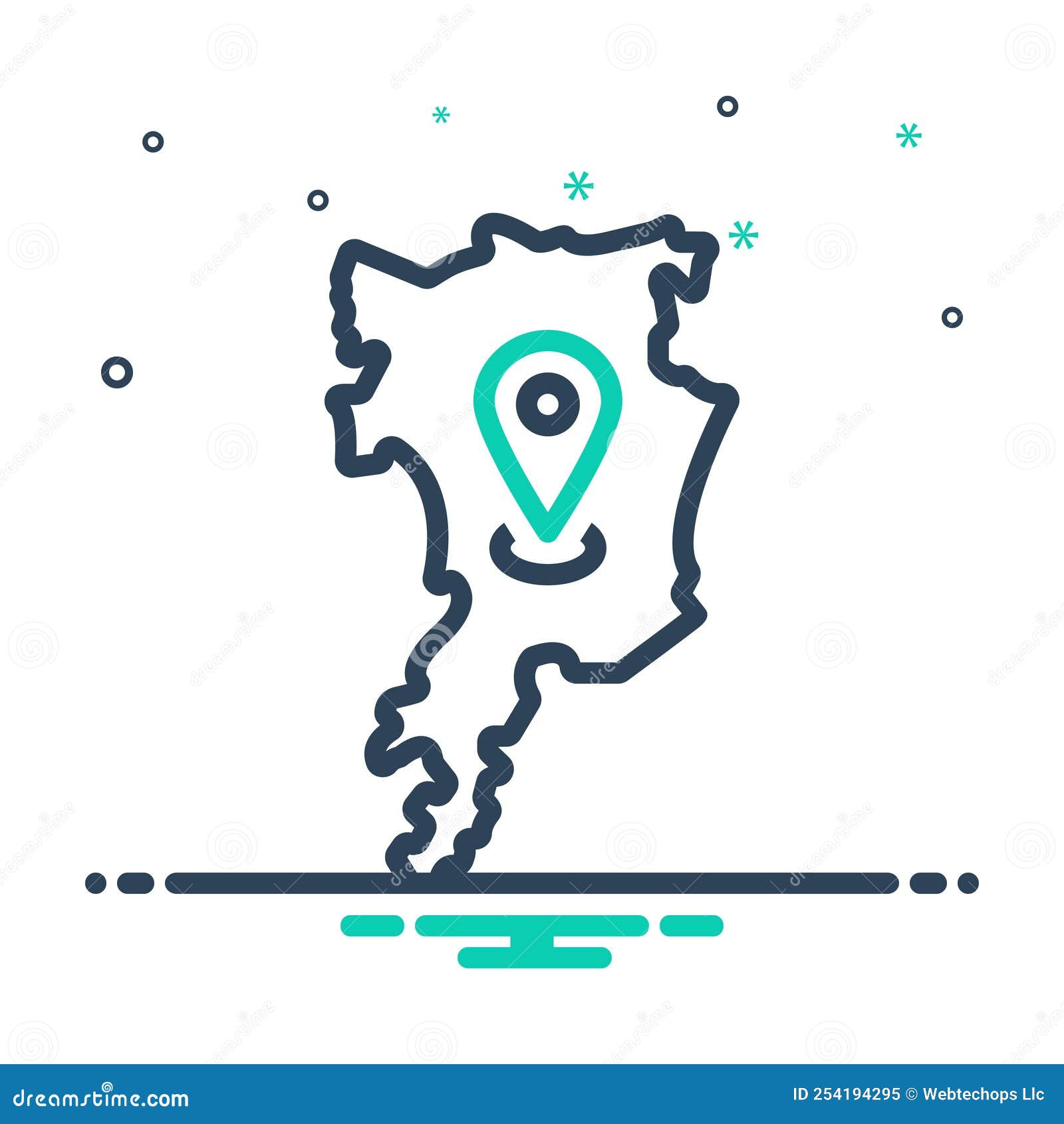 Mix Icon for Mumbai, Historic and Landmark Stock Illustration ...