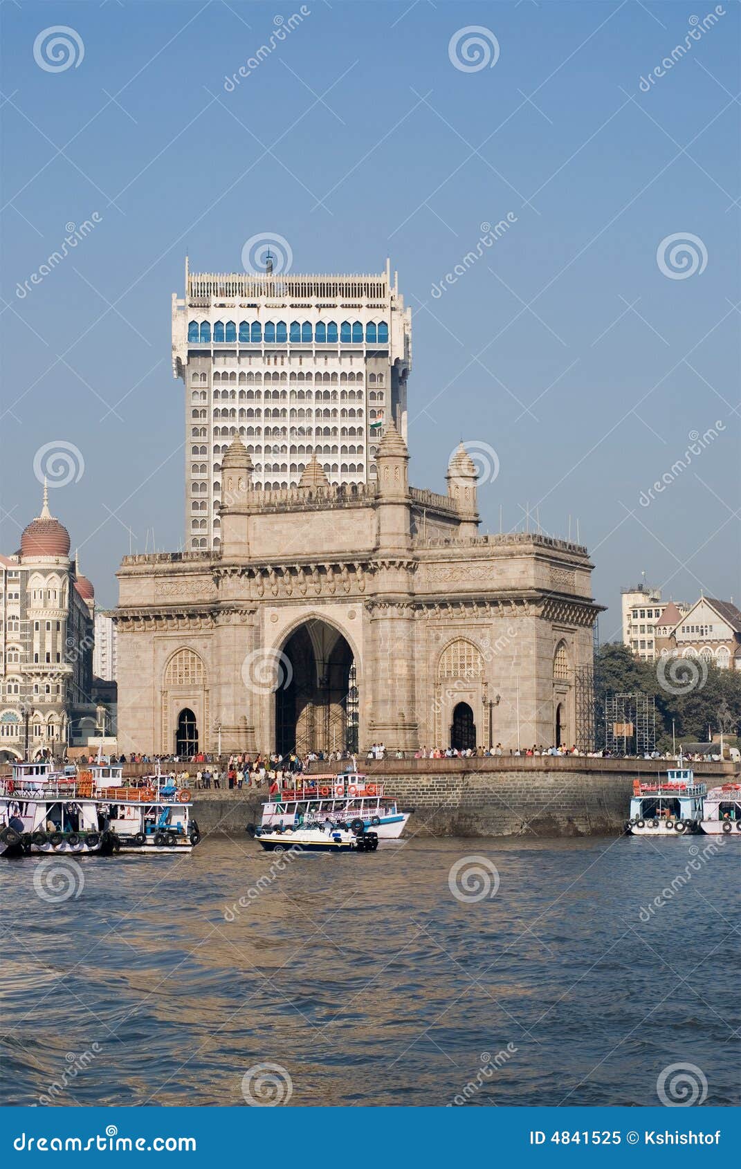 Gateway of India stock image. Image of boat, culture, city - 4841525