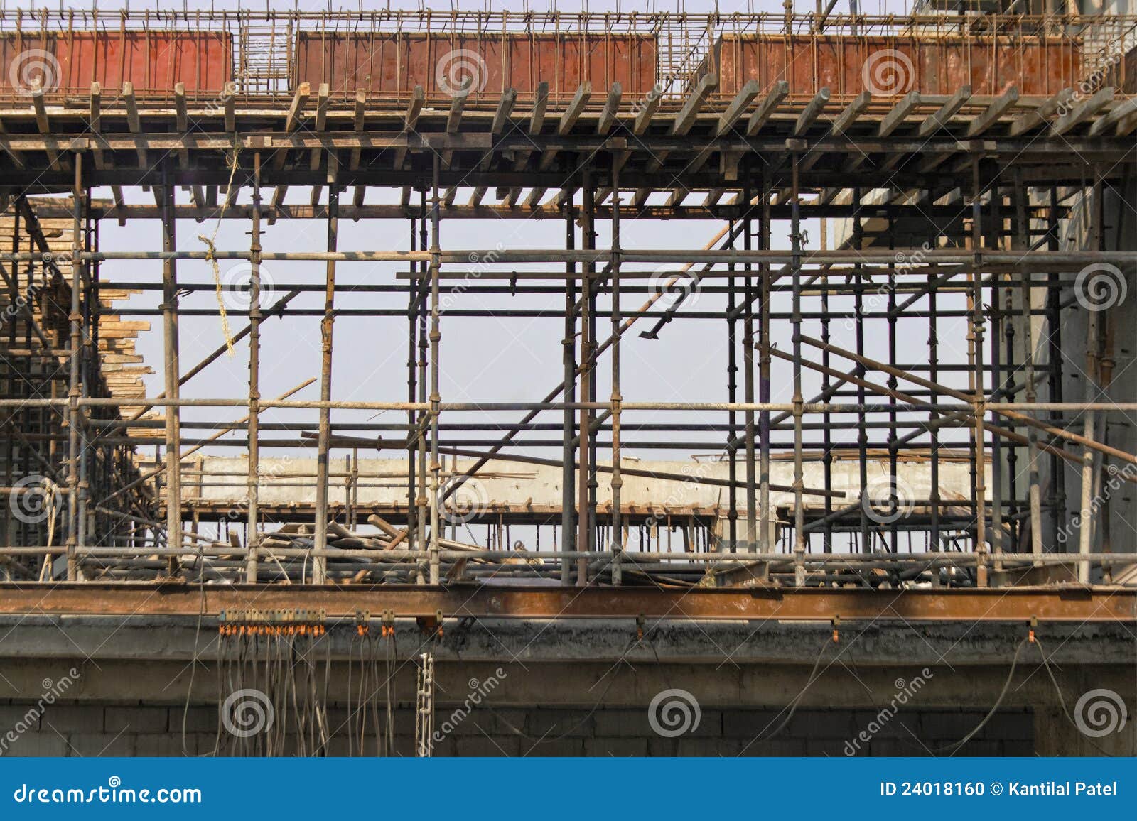 Mumbai scaffold patterns stock photo. Image of india - 24018160