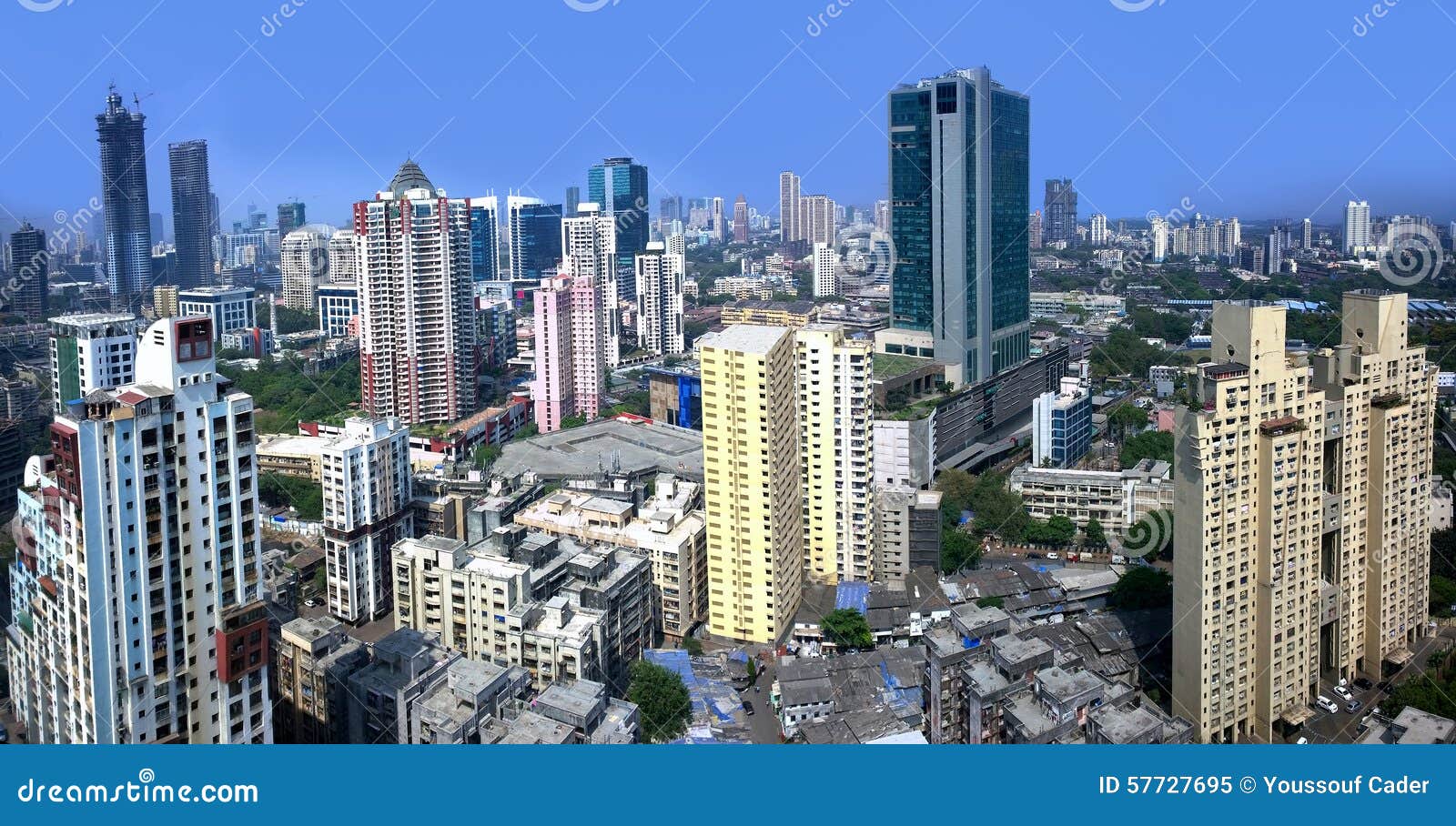Mumbai Skyline stock image. Image of view, bombay, cityscape - 57727695
