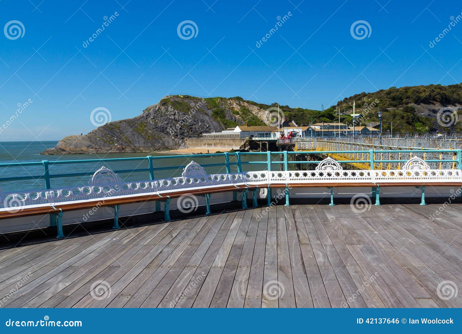 Mumbles Pier Wales stockfoto. Bild von landschaft, inspiration - 42137646