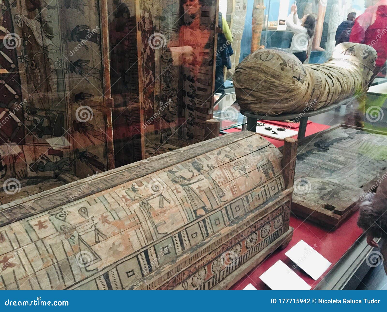 Ancient Egyptian Mummy on Display at the British Useum in London ...