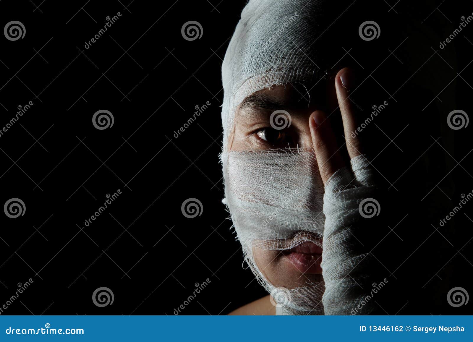 Mummy stock photo. Image of illness, injury, caucasian - 13446162