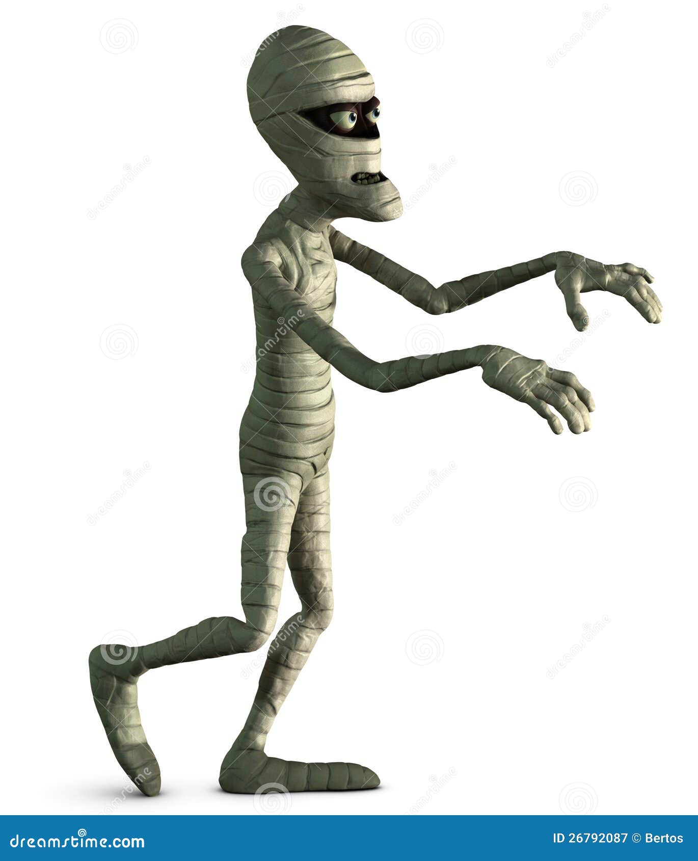 Mummy stock illustration. Illustration of mummified, costume - 26792087