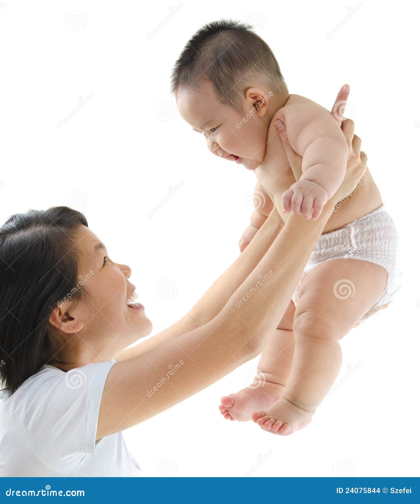 Mummy and baby stock photo. Image of infant, person, cute - 24075844