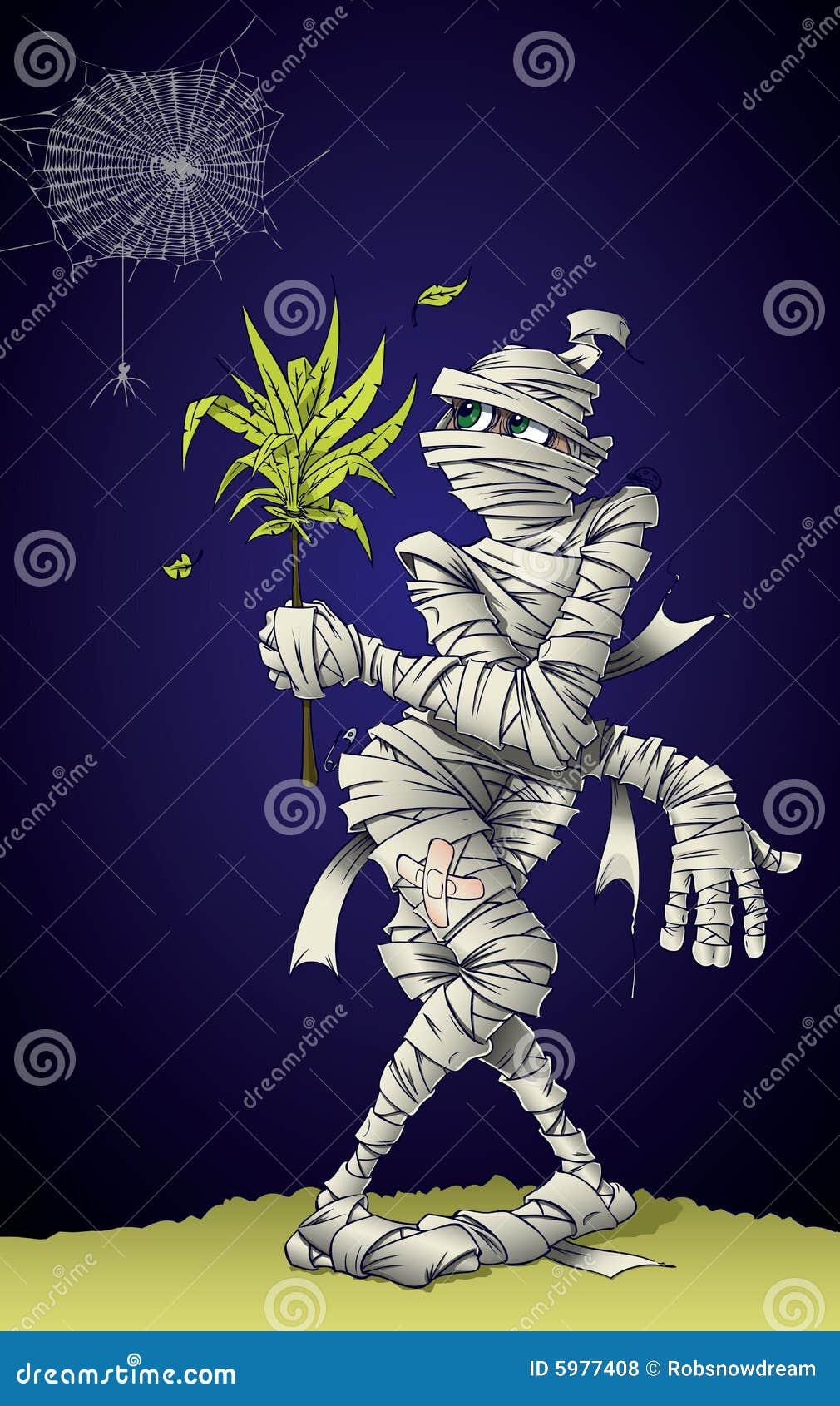Mummy Cleaning stock illustration. Illustration of blurred - 5977408