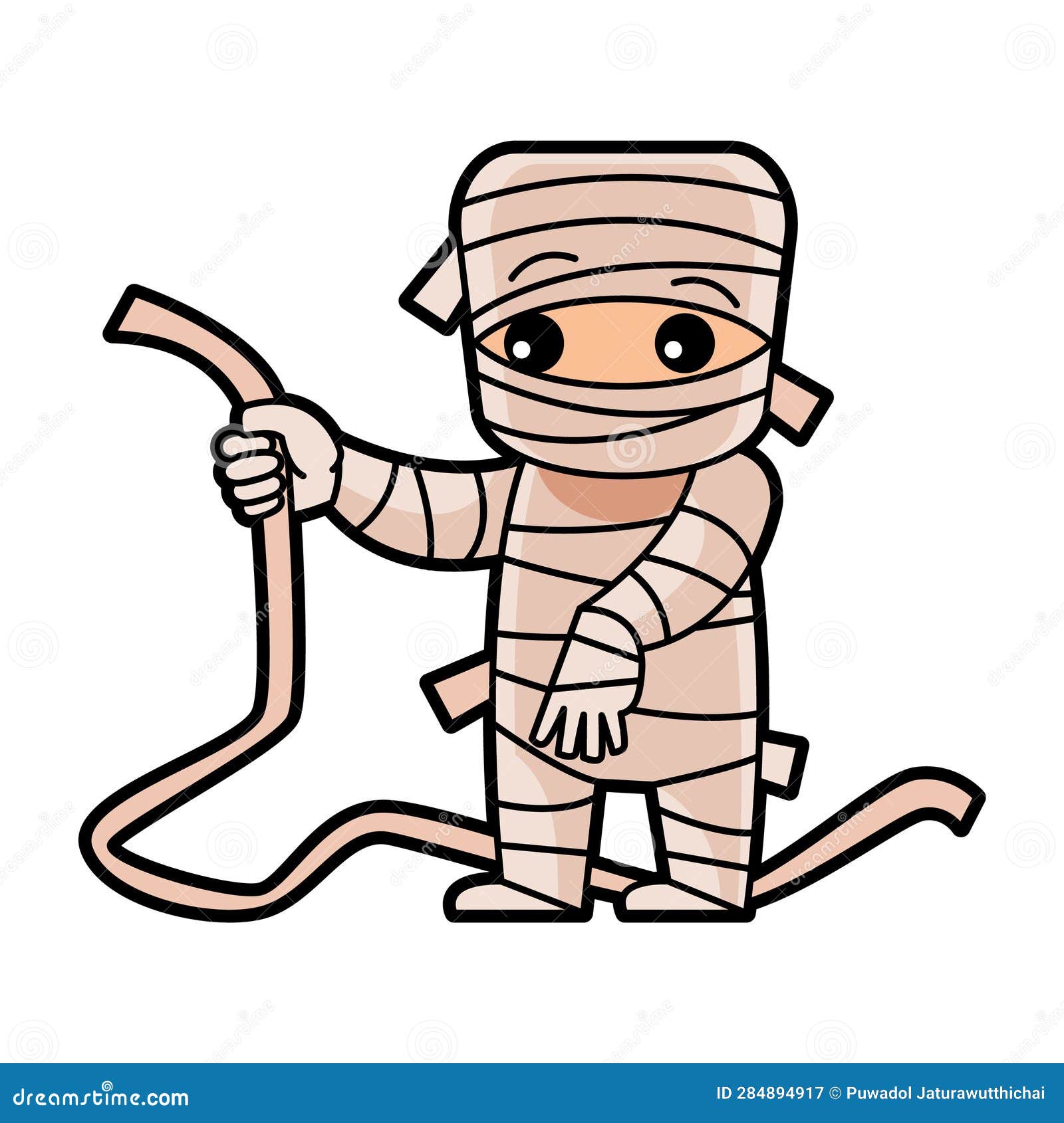 Mummy . Halloween Cartoon Characters Stock Vector - Illustration of ...