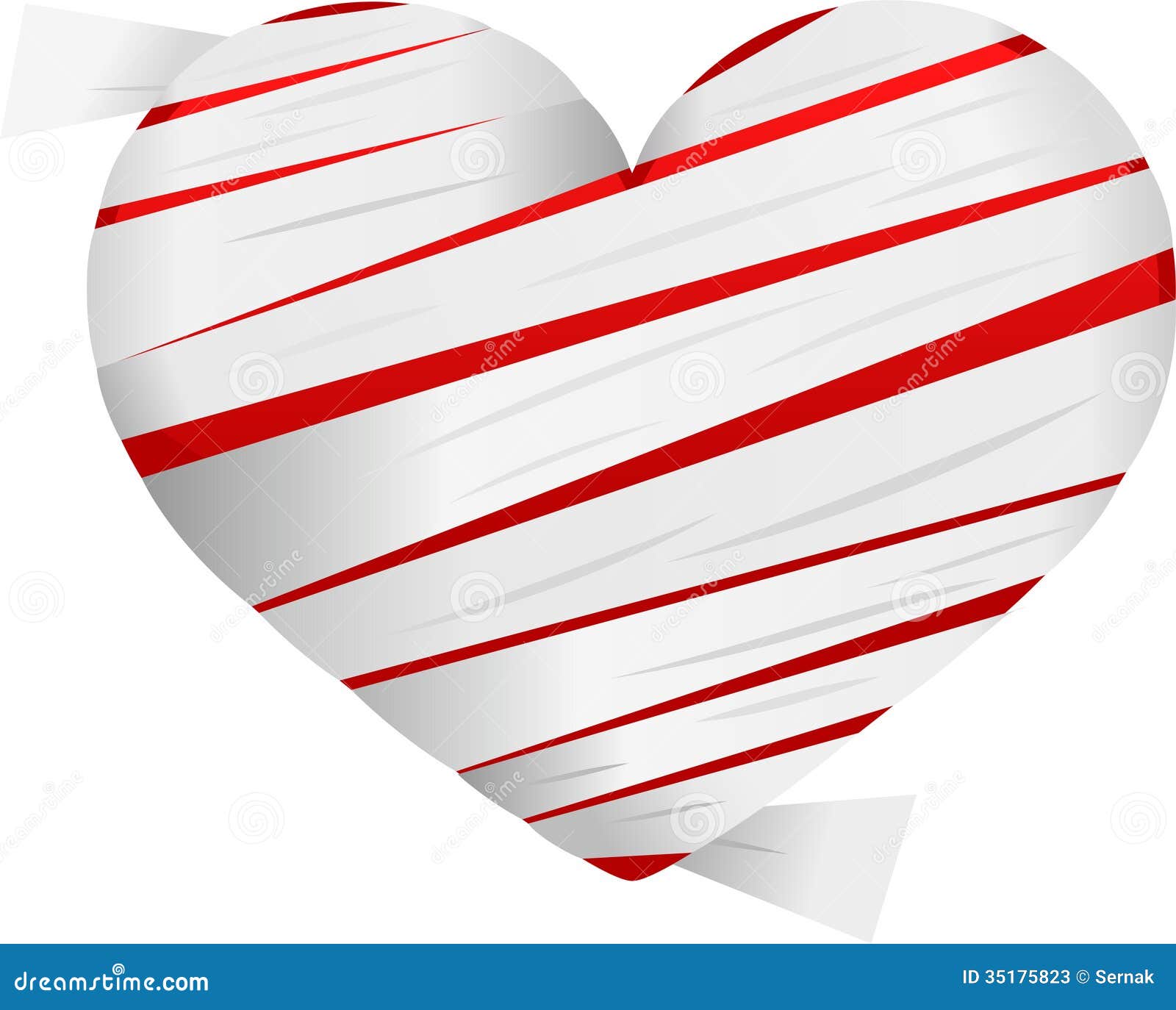 Mummy heart stock vector. Illustration of cute, greeting - 35175823