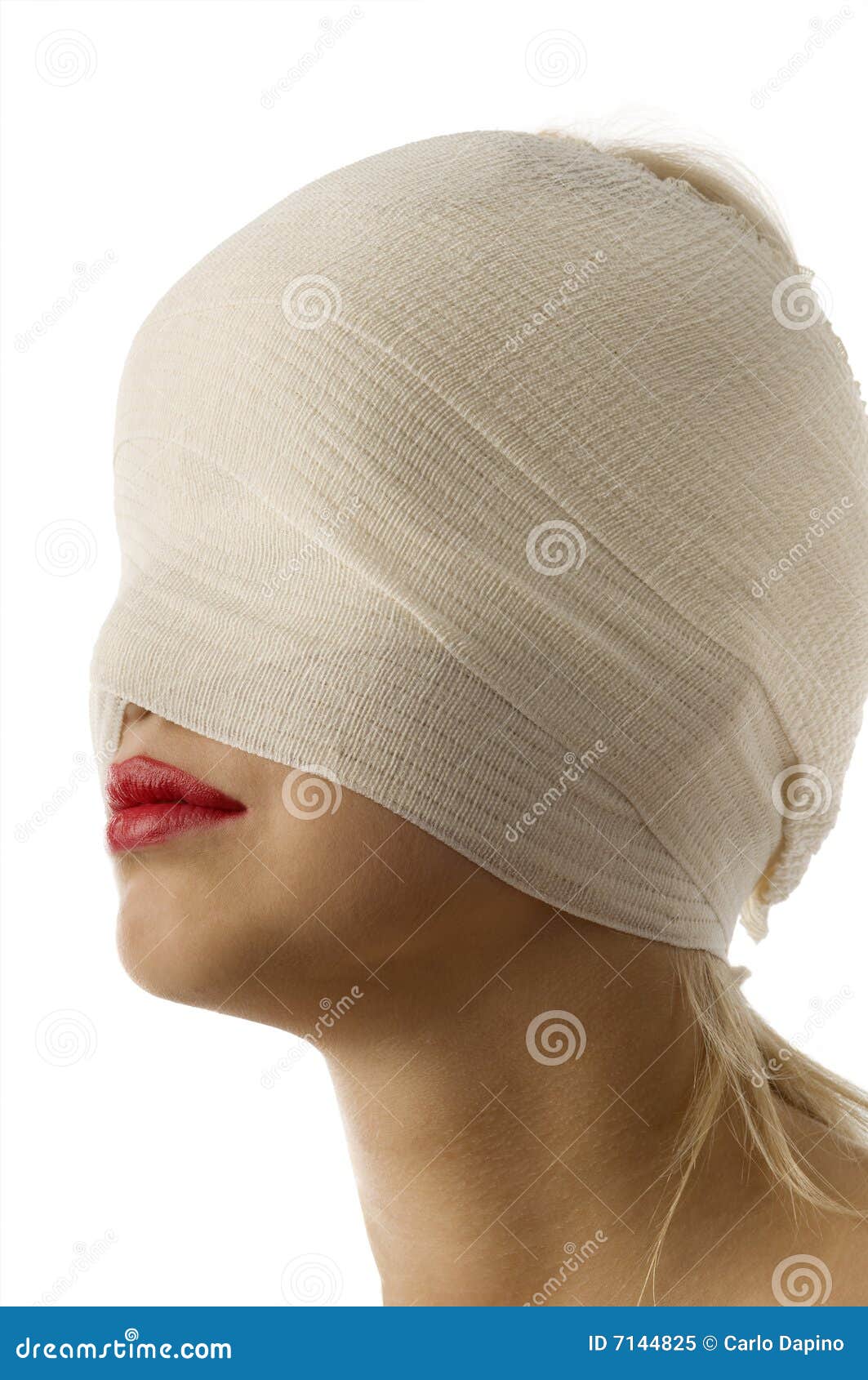 Mummy profile stock image. Image of cover, operation, lipstick - 7144825