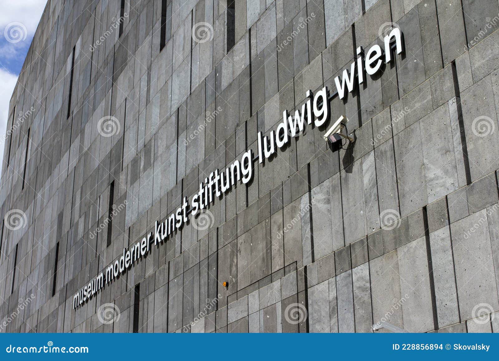 Mumok the Museum of Modern Art in the Museumsquartier in Vienna ...