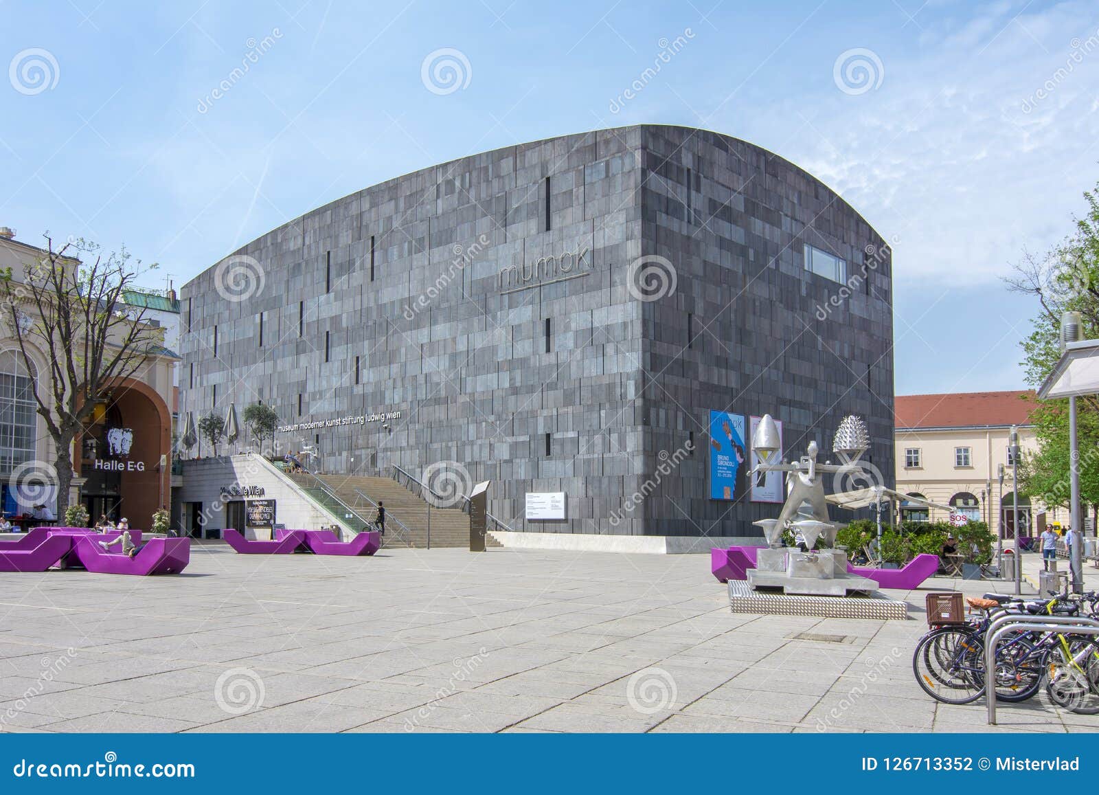 Mumok Museum of Modern Art Museum in Vienna, Austria Editorial ...