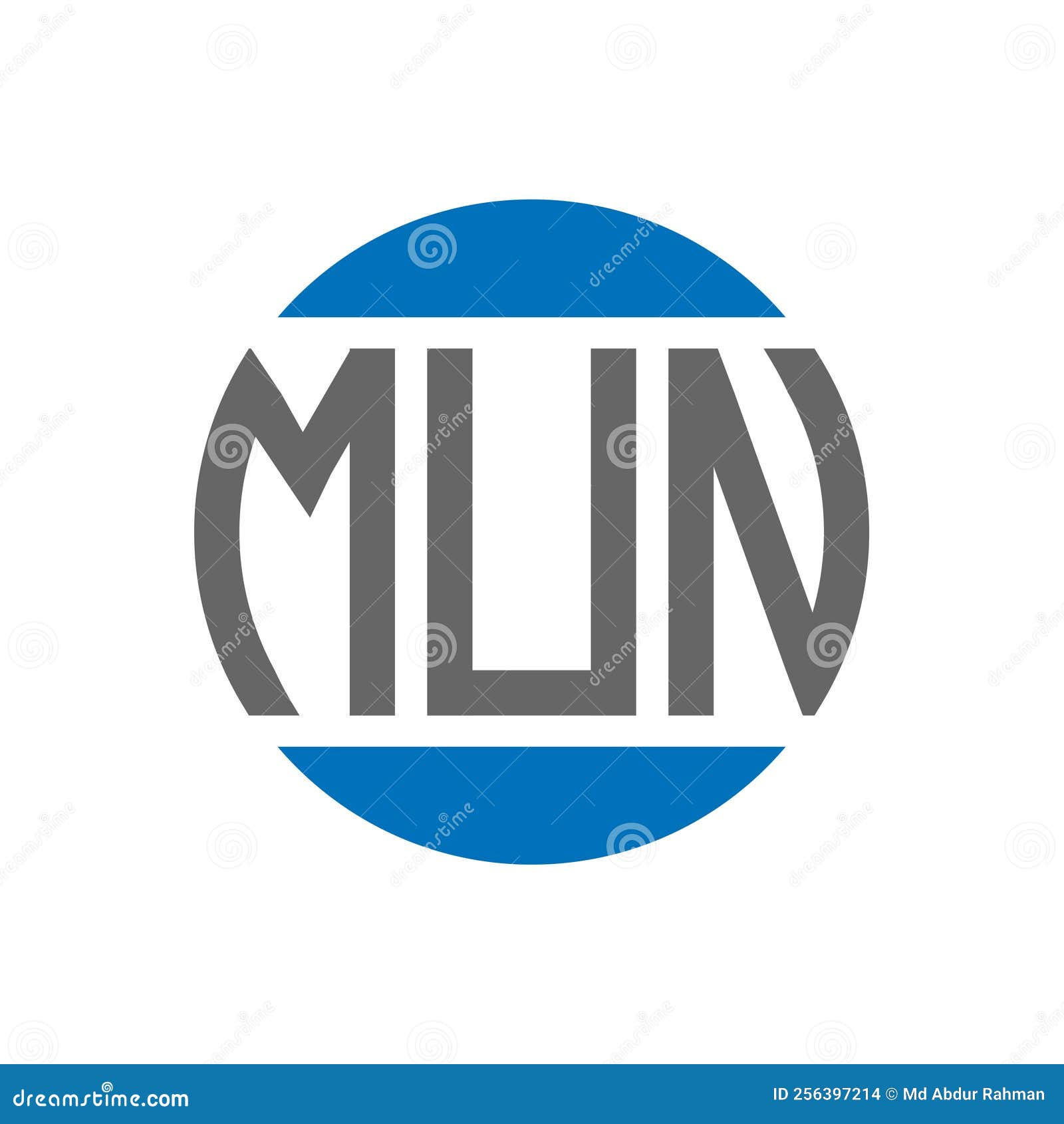 MUN Letter Logo Design On White Background. MUN Creative Initials ...