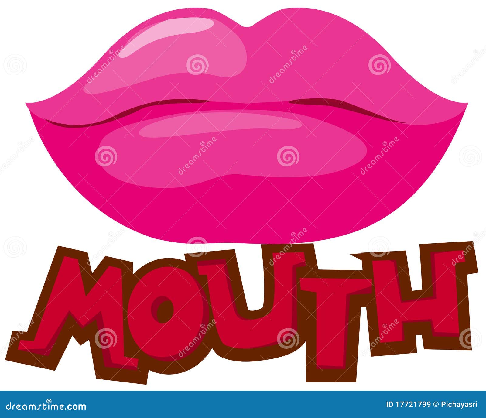 Mund vektor abbildung. Illustration von clips, nachricht - 17721799