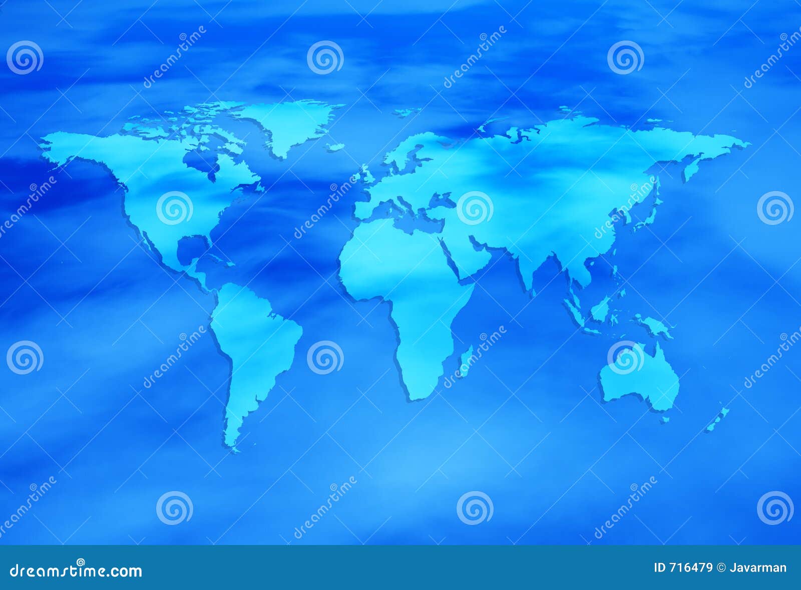 Mundo azul ilustração stock. Ilustração de curso, wallpaper - 716479