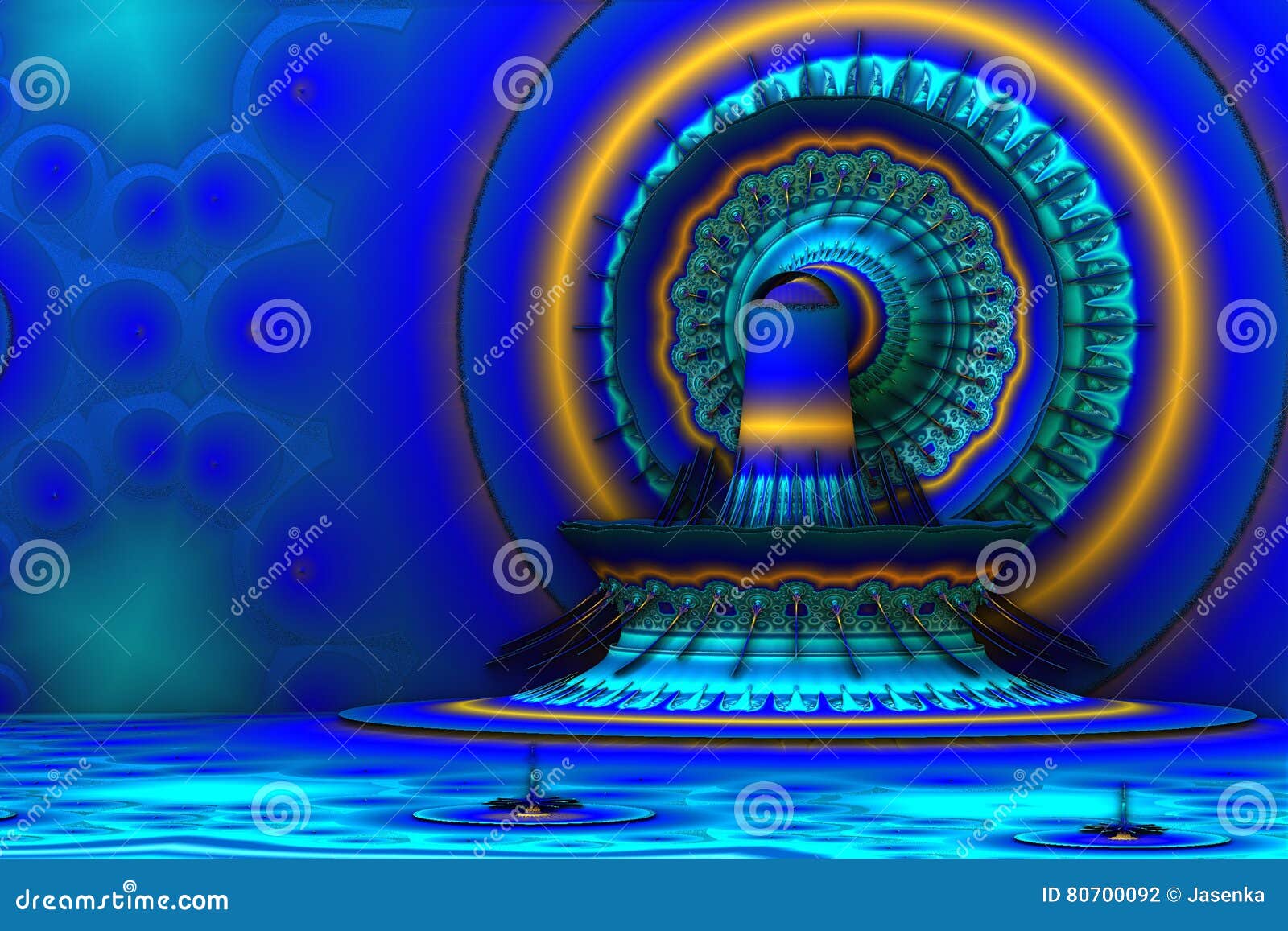 Mundo azul stock de ilustración. Ilustración de fondo - 80700092