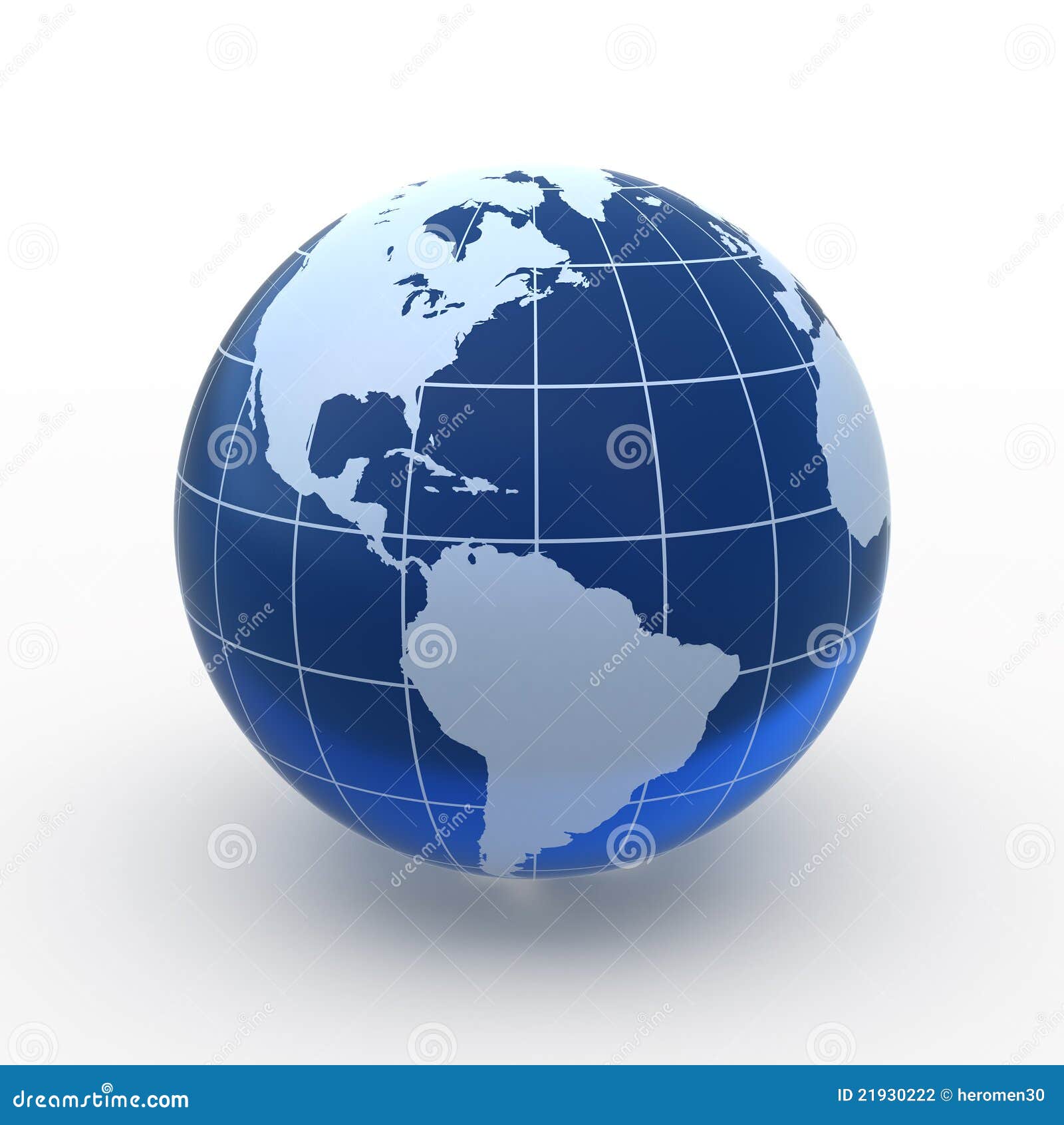 Mundo Azul De Trajetos De Grampeamento Ilustração Stock - Ilustração de ...