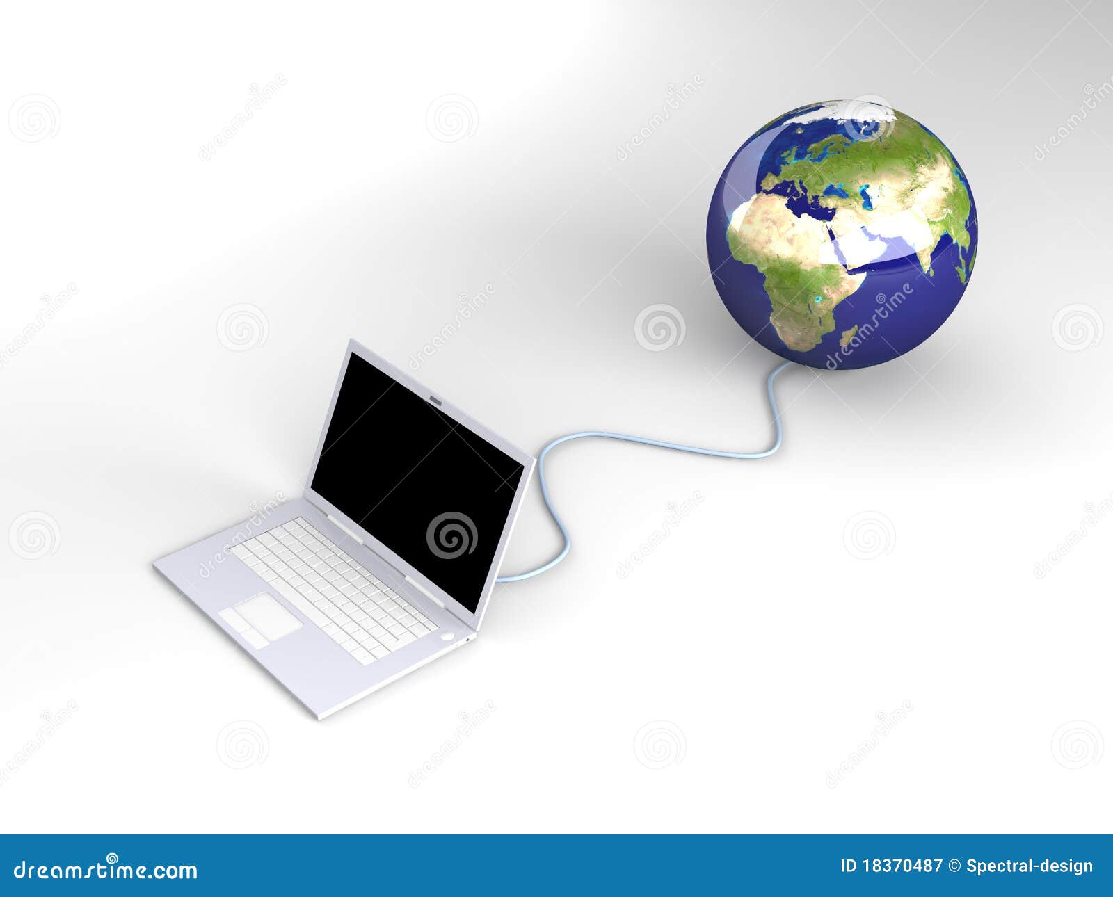 Mundo conectado stock de ilustración. Ilustración de planeta - 18370487