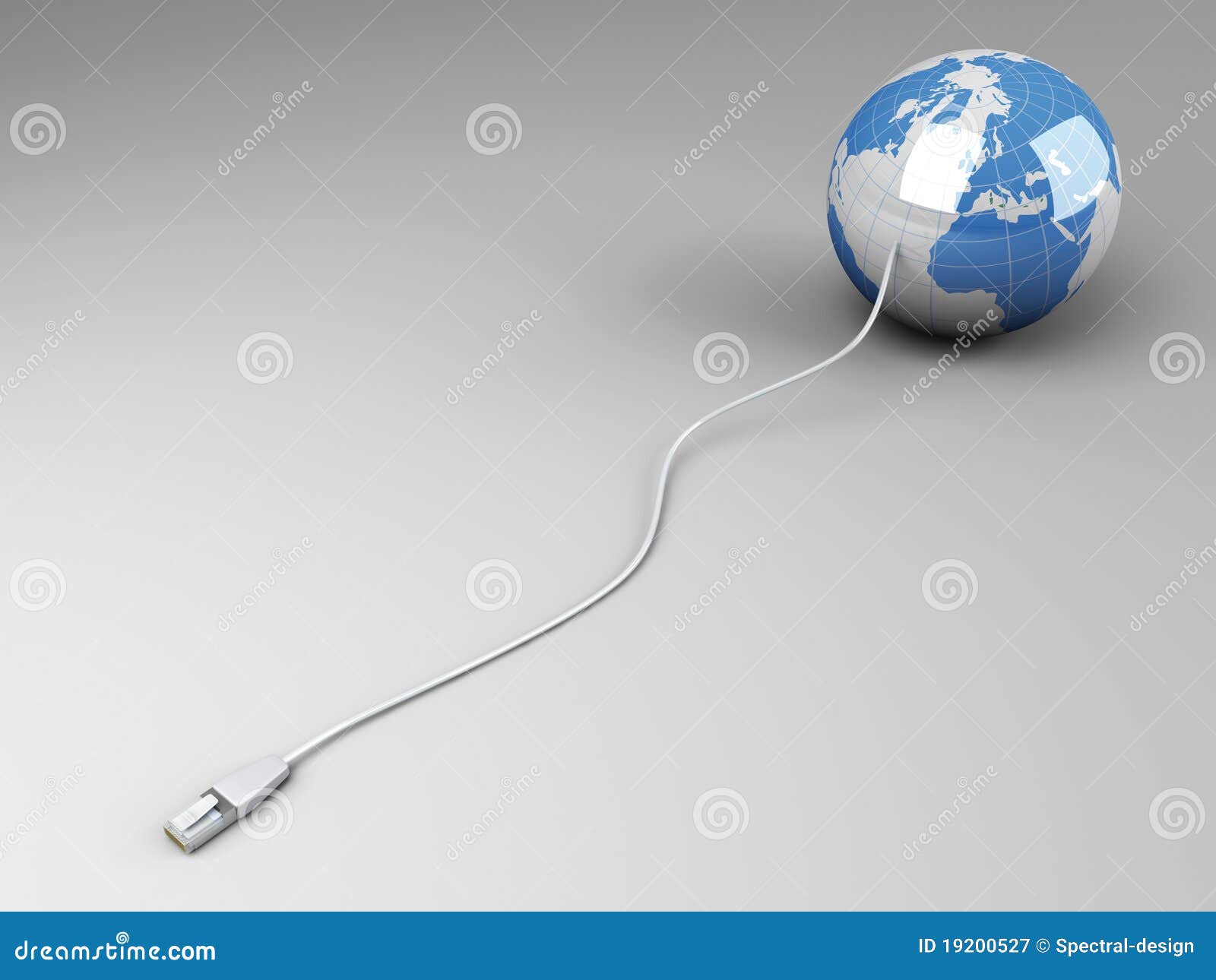 Mundo conectado ilustração stock. Ilustração de tecnologia - 19200527