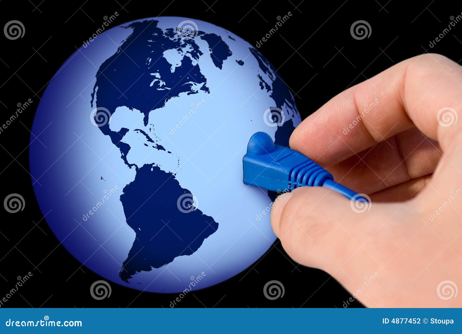 Mundo conectado foto de stock. Imagem de linha, planeta - 4877452