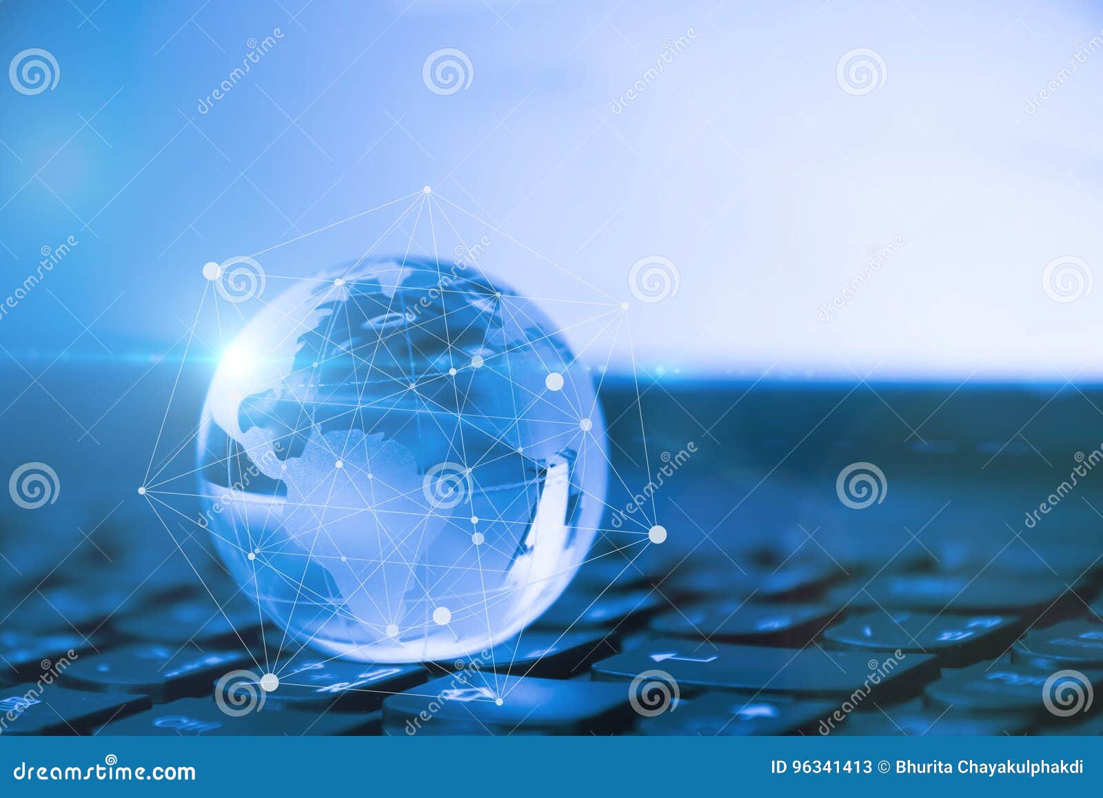 Mundo Conectado Concepto Social De La Red Imagen de archivo - Imagen de ...