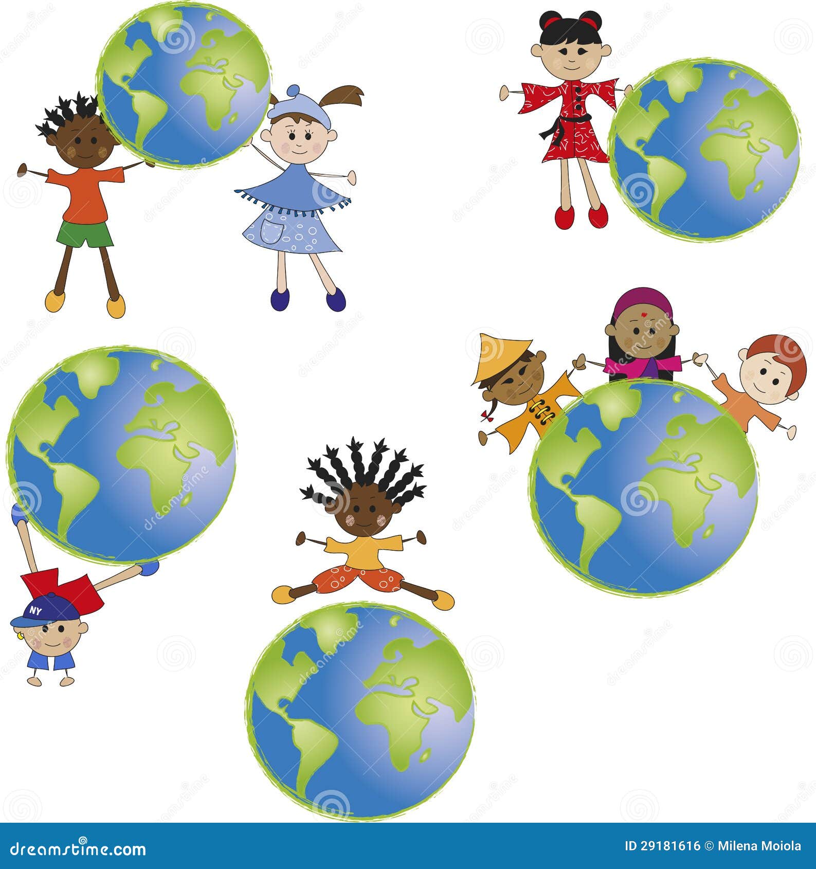 Mundo das crianças ilustração stock. Ilustração de unido - 29181616