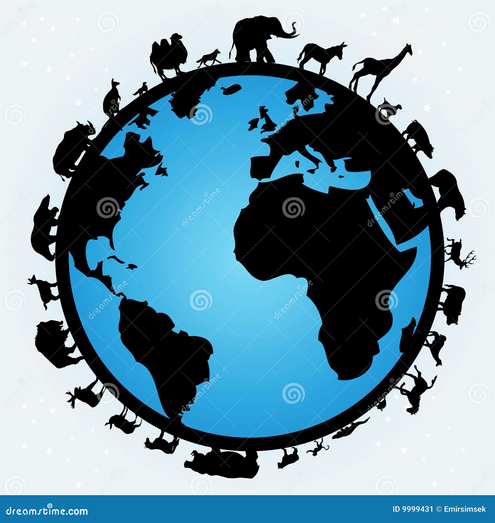 Mundo De Animales Imagen de archivo - Imagen: 9999431