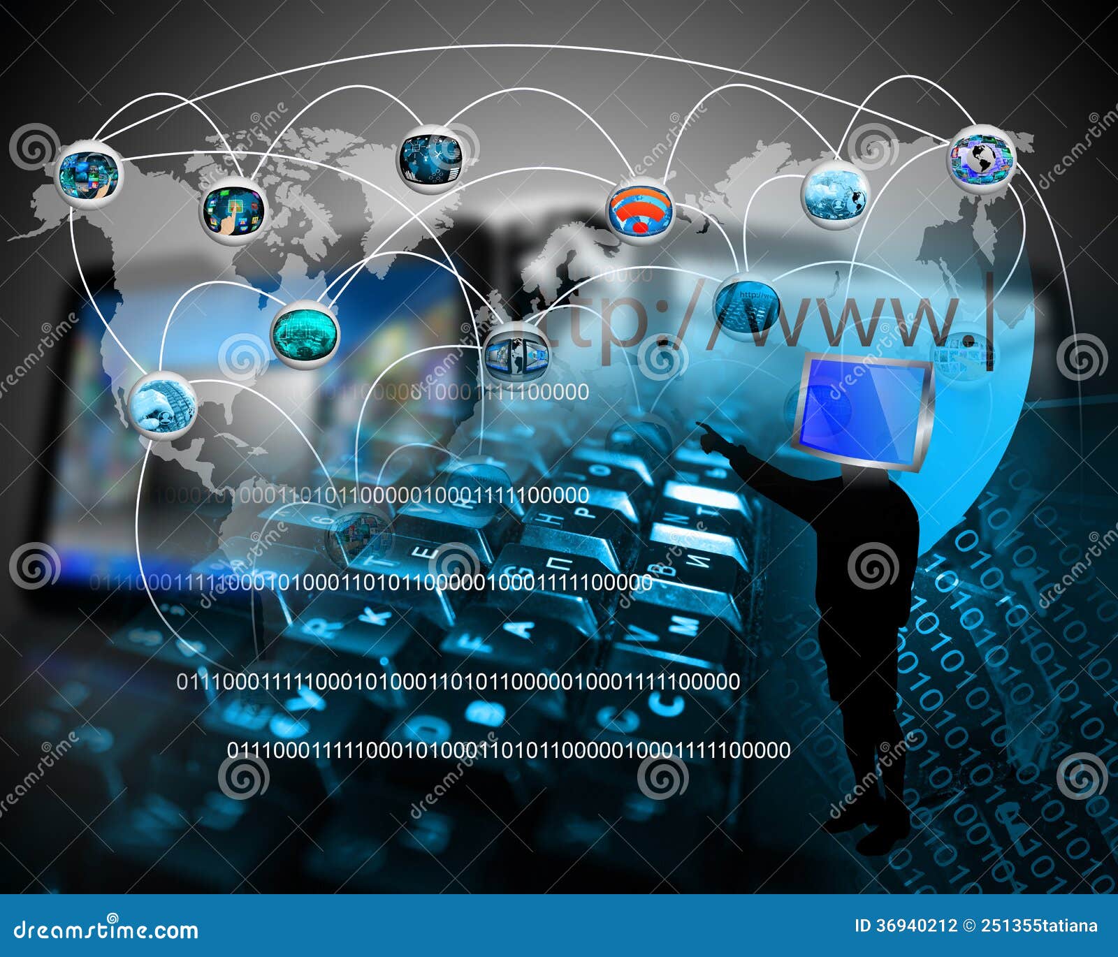 Mundo de Internet foto de archivo. Imagen de interfaz - 36940212