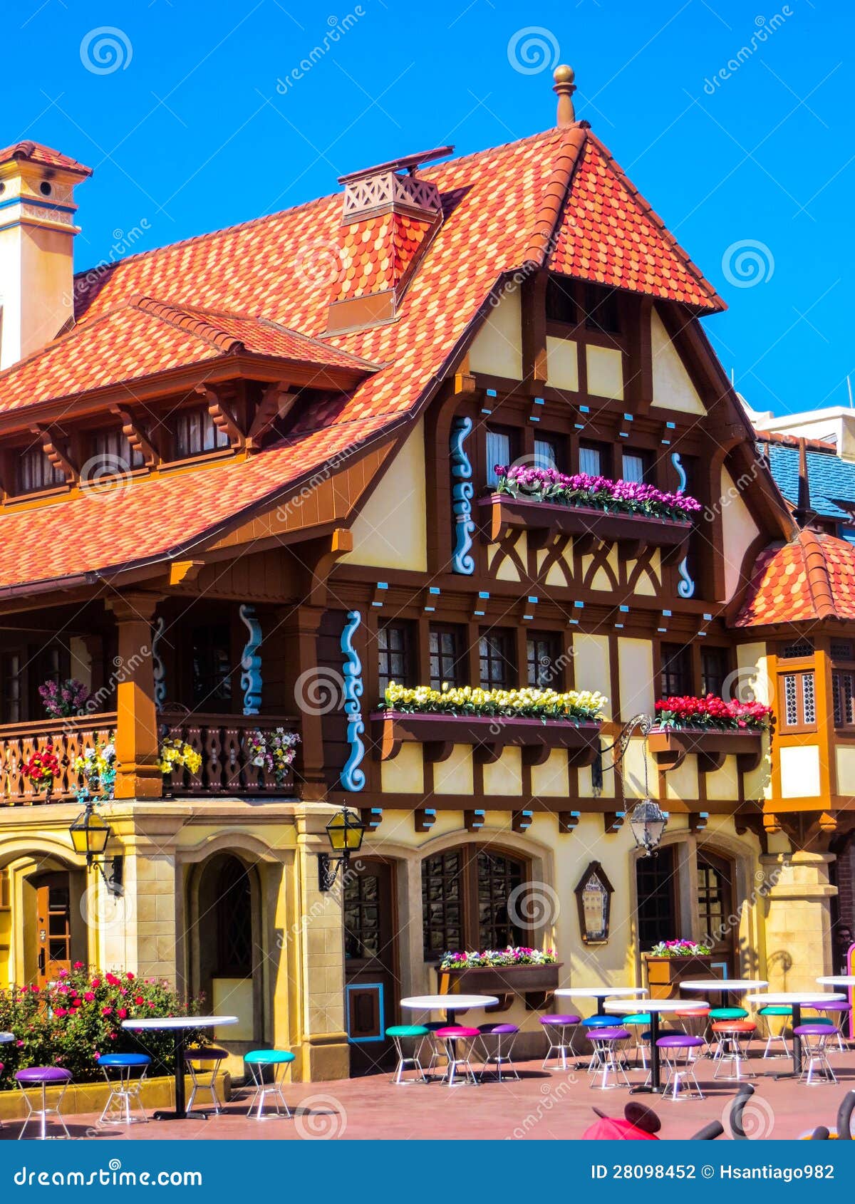 Mundo de Walt Disney fotografía editorial. Imagen de recorrido - 28098452