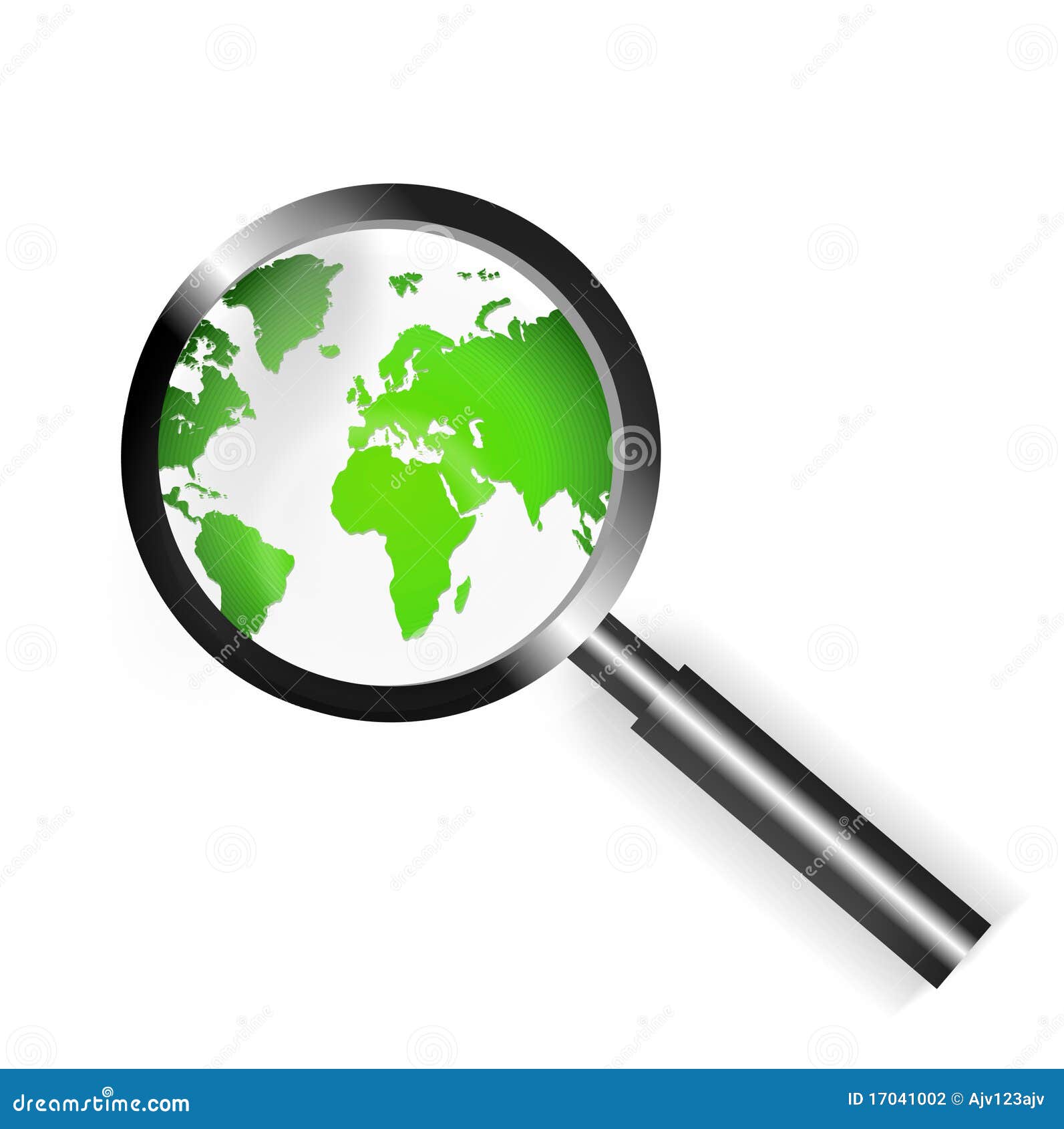 Mundo del foco stock de ilustración. Ilustración de excepto - 17041002
