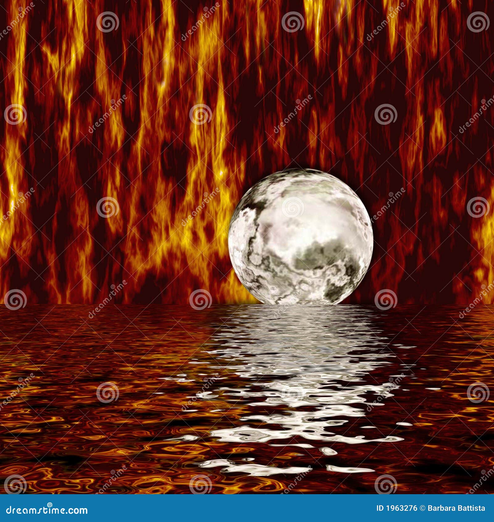 Mundo del fuego stock de ilustración. Ilustración de esmog - 1963276