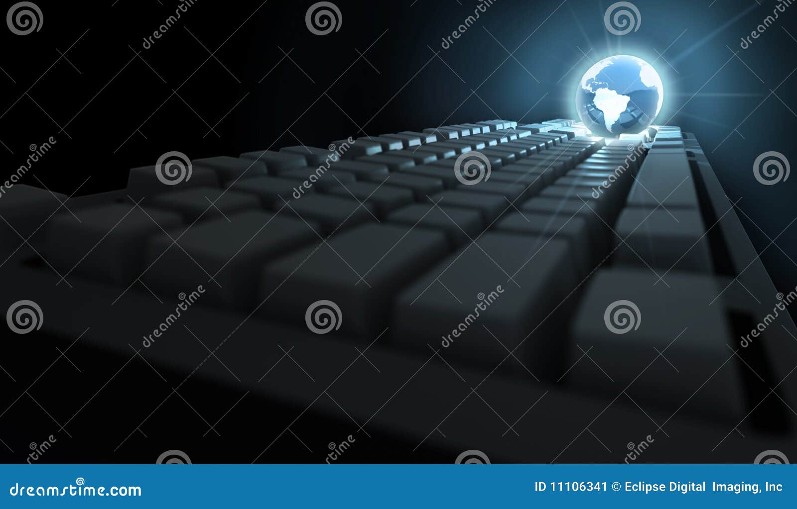 Mundo del teclado stock de ilustración. Ilustración de internet - 11106341