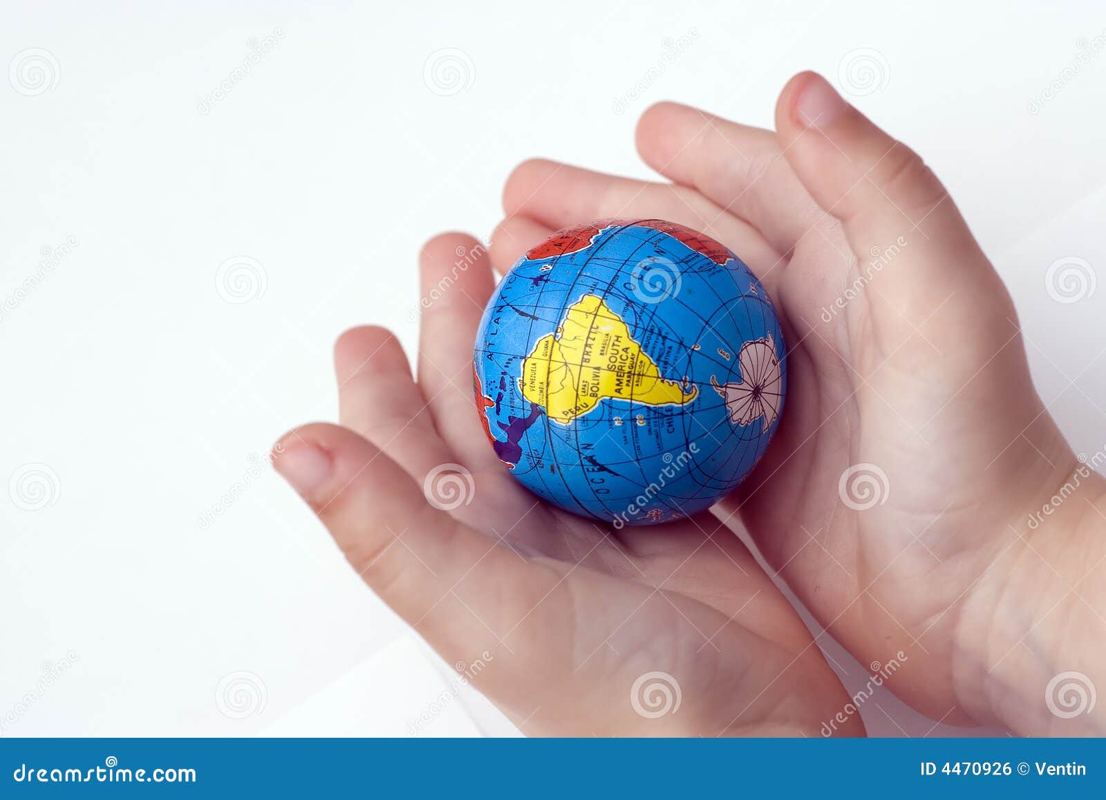 Mundo en manos foto de archivo. Imagen de palma, tierra - 4470926