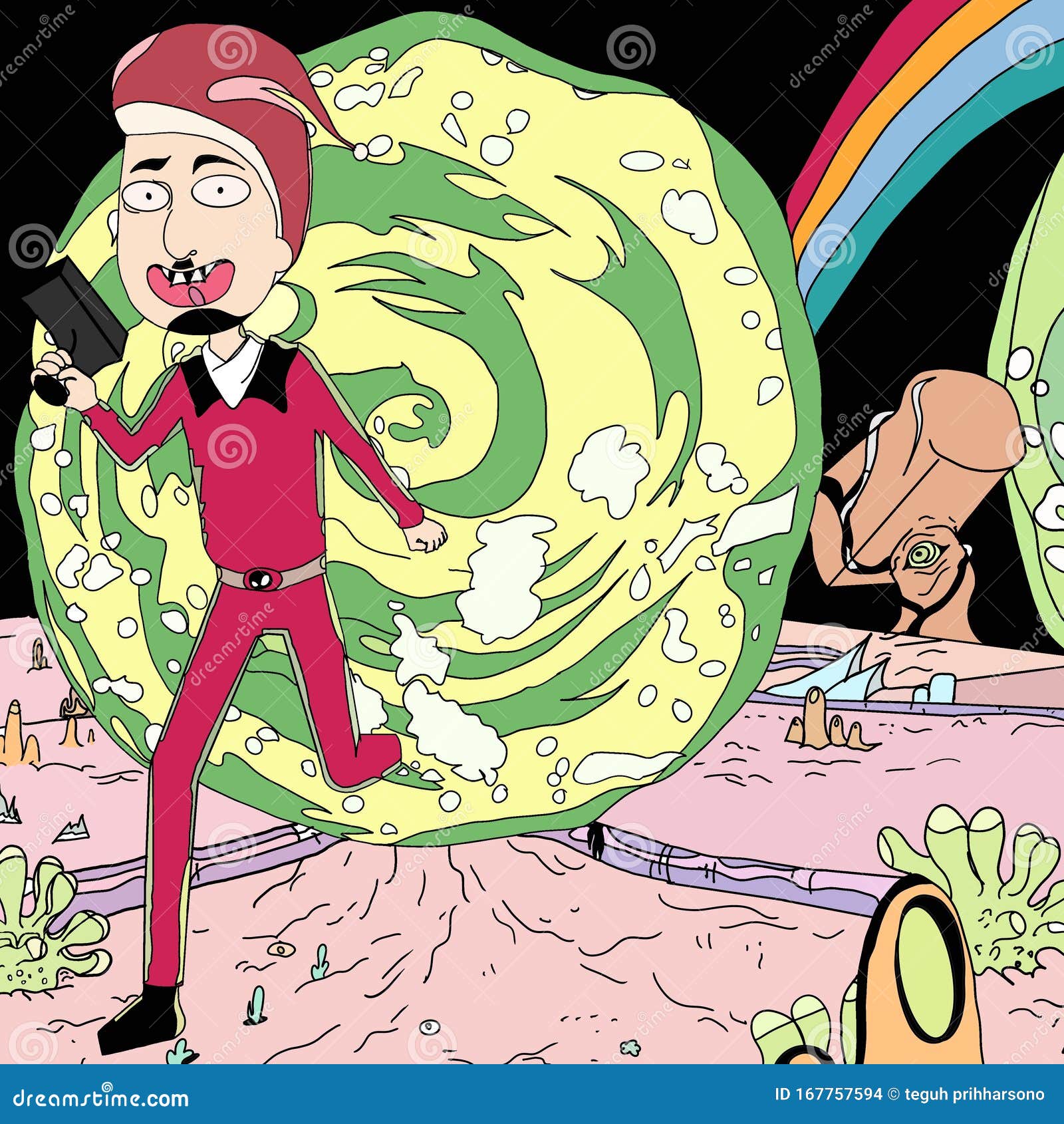 Mundo imaginario stock de ilustración. Ilustración de imaginario ...